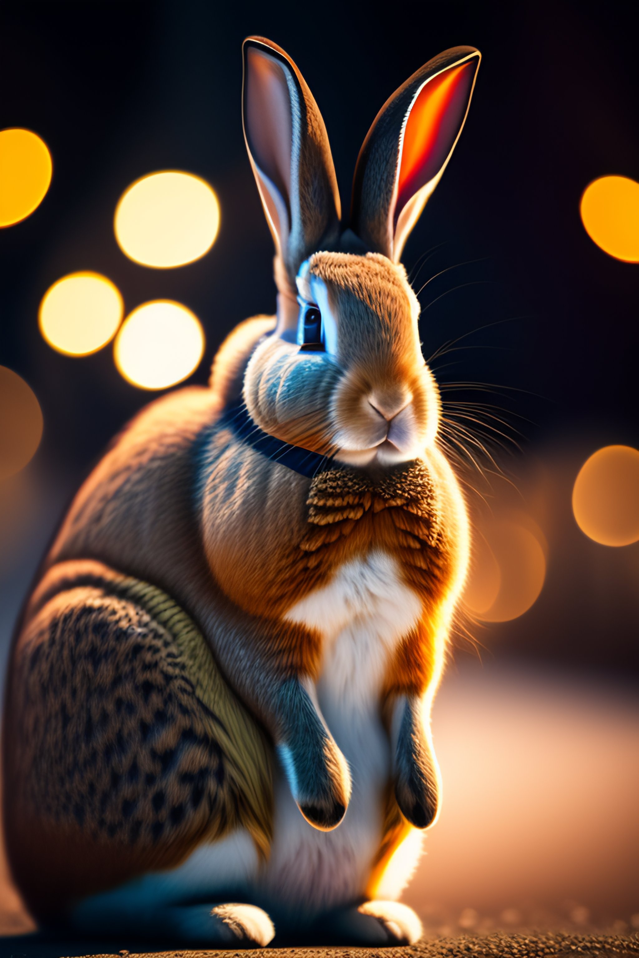 Lexica - (((the rabbit motorcycle biker ))) cinematic portrait shot at ...