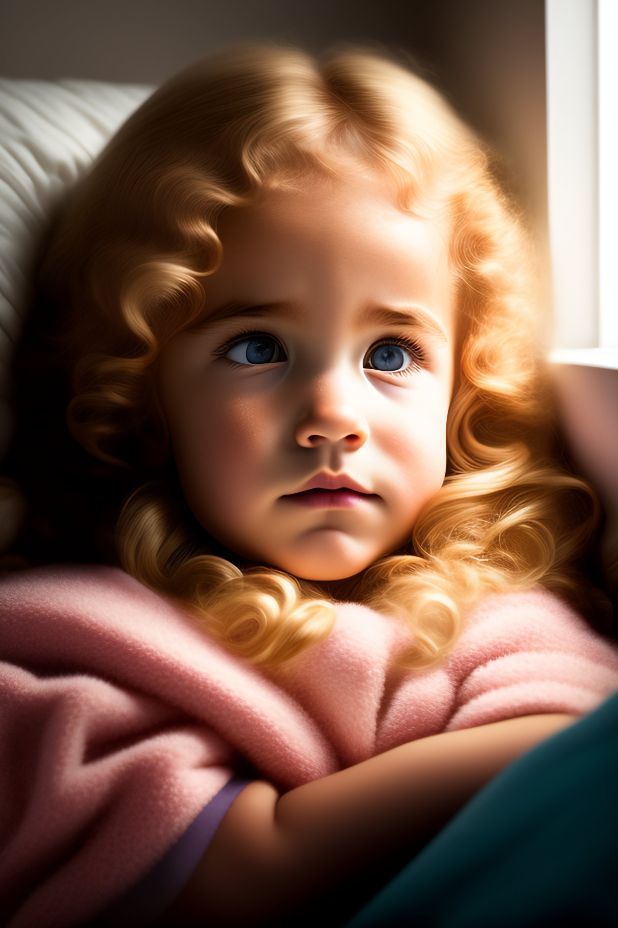 Lexica - Goldilocks waking up from a nap