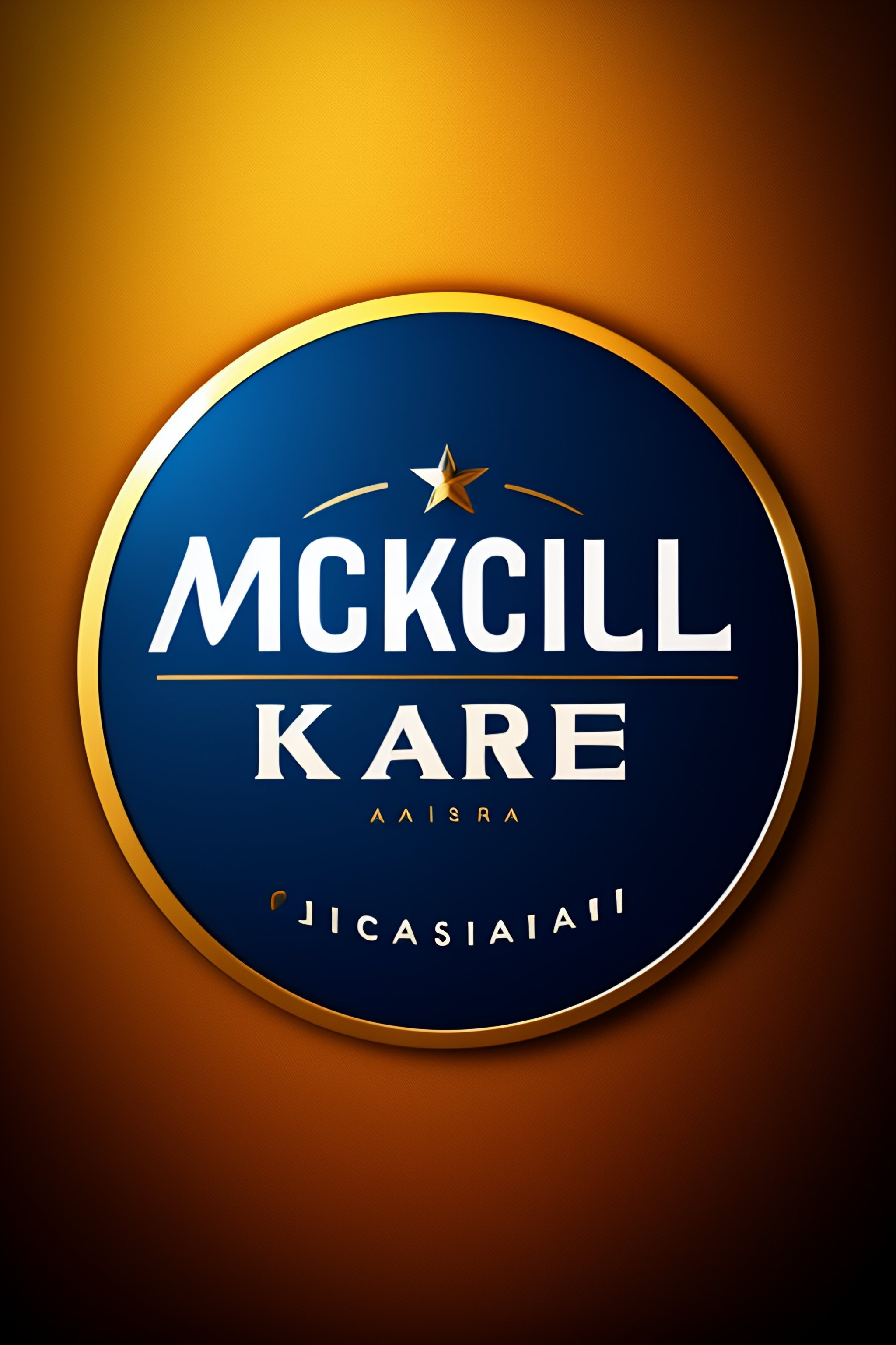 Lexica - Logo with the name mickael inside