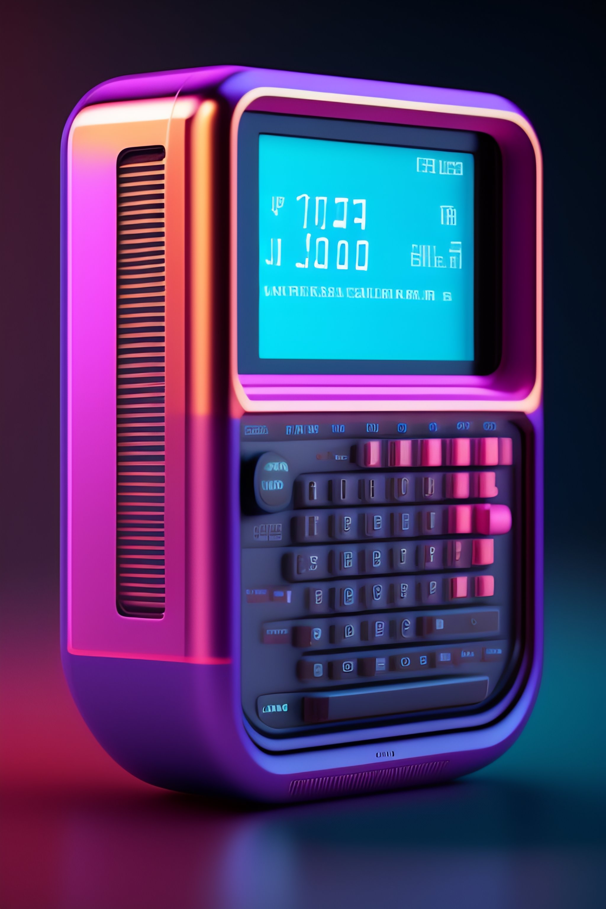 Lexica - Vintage personal handheld computer device, 1990s, retro mini ...