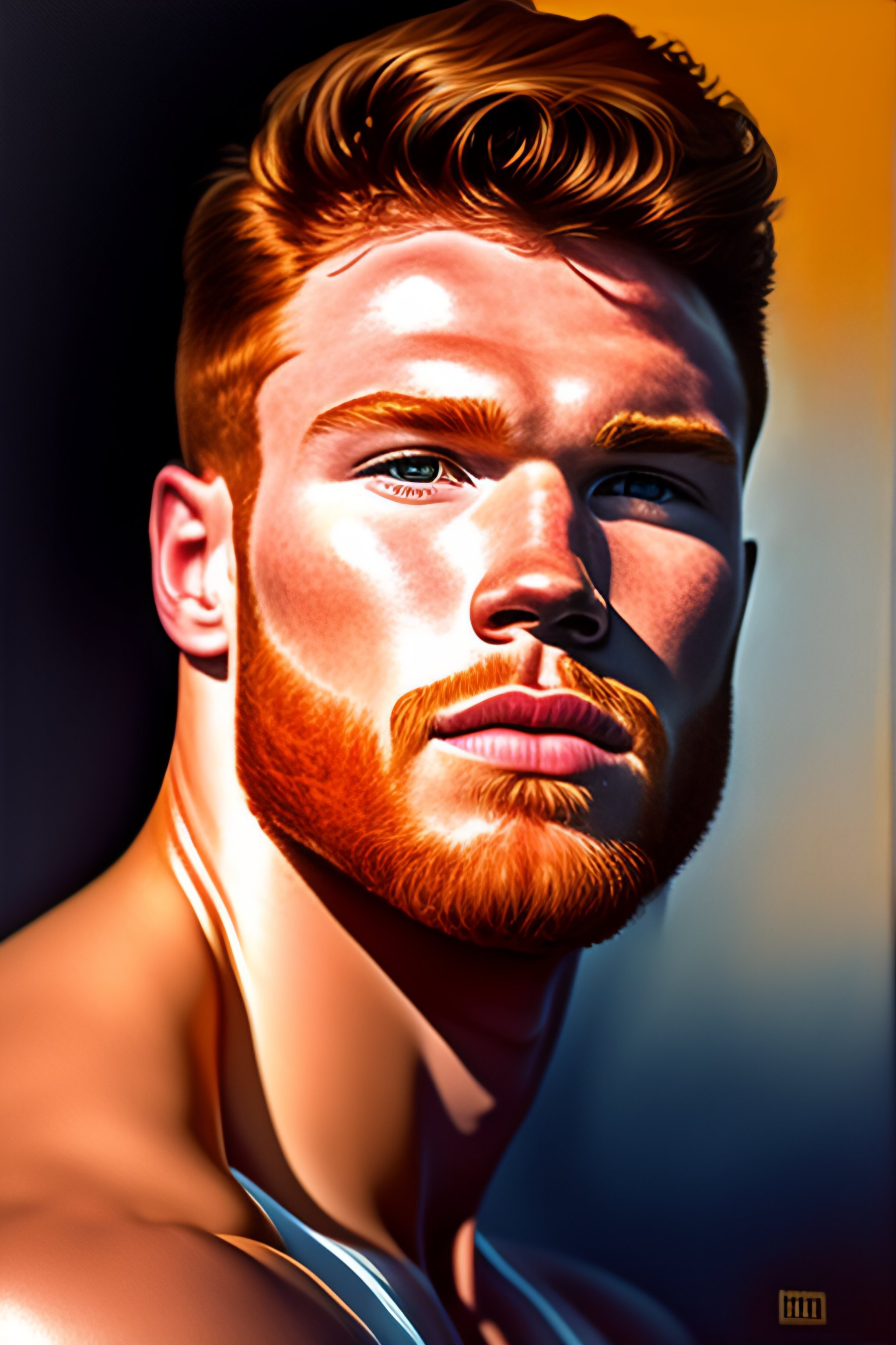 Lexica - Portrait of canelo alvarez