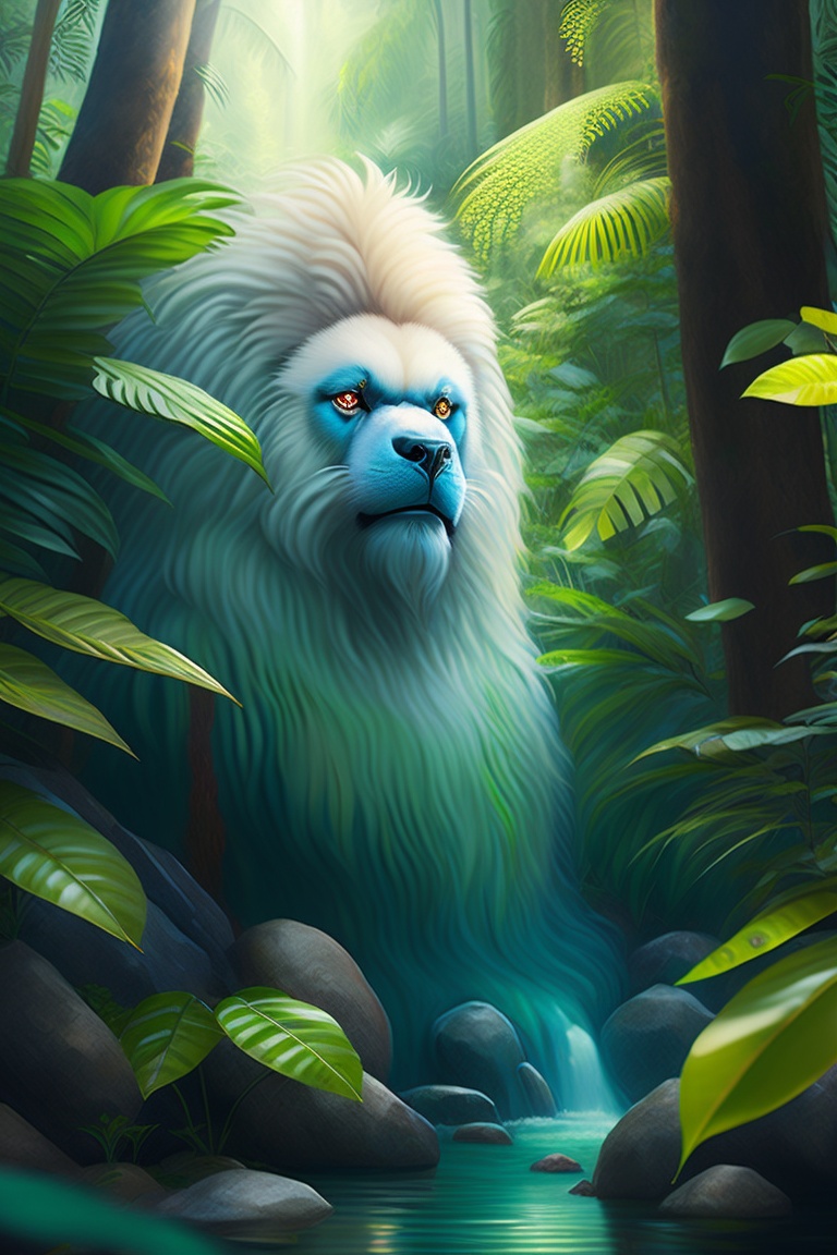 Lexica - Craft a breathtaking 4K image of the legendary Yeti in the ...