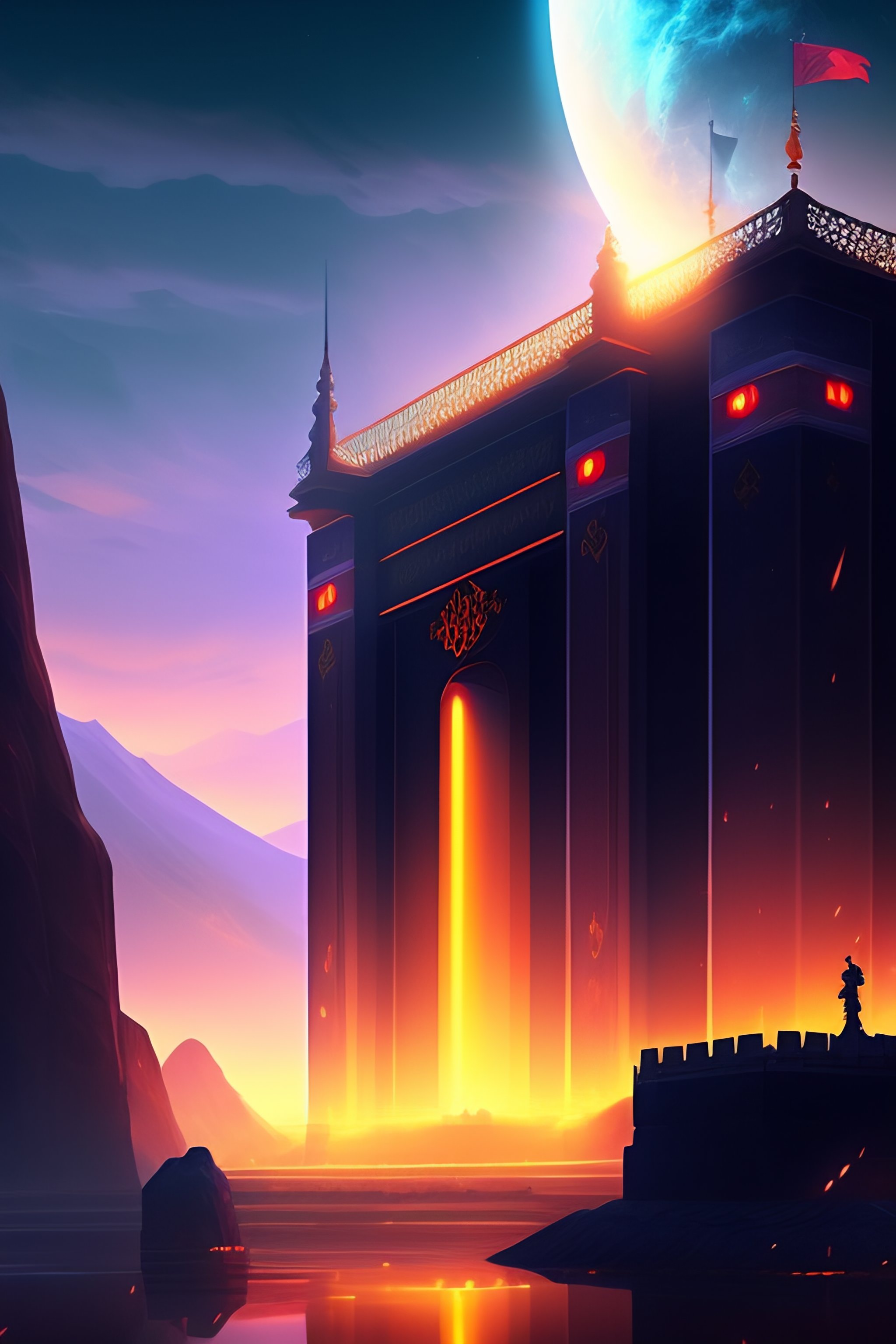 Lexica - Domination dungeon anime background