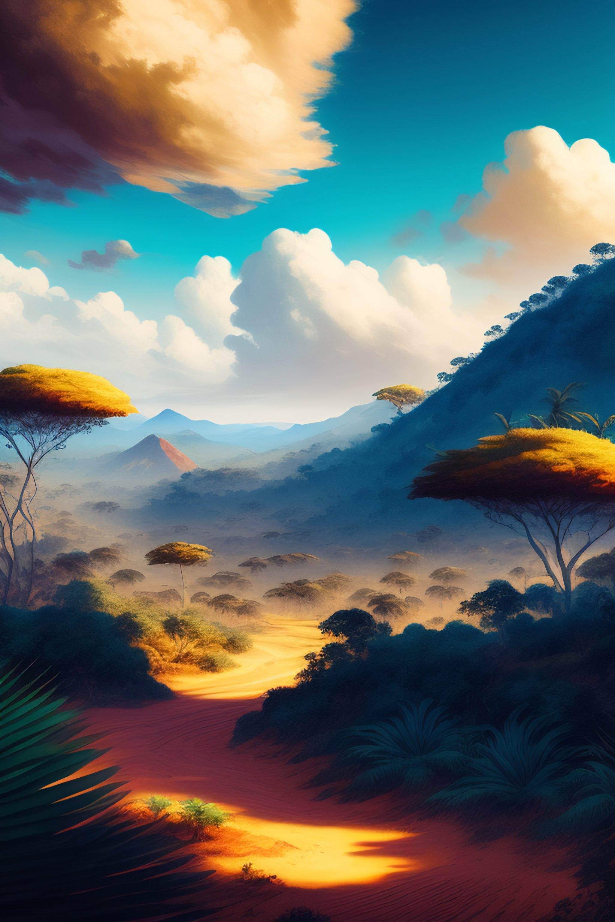 Lexica - Hand drawn illustration of an epic and dramatic war scene in ...