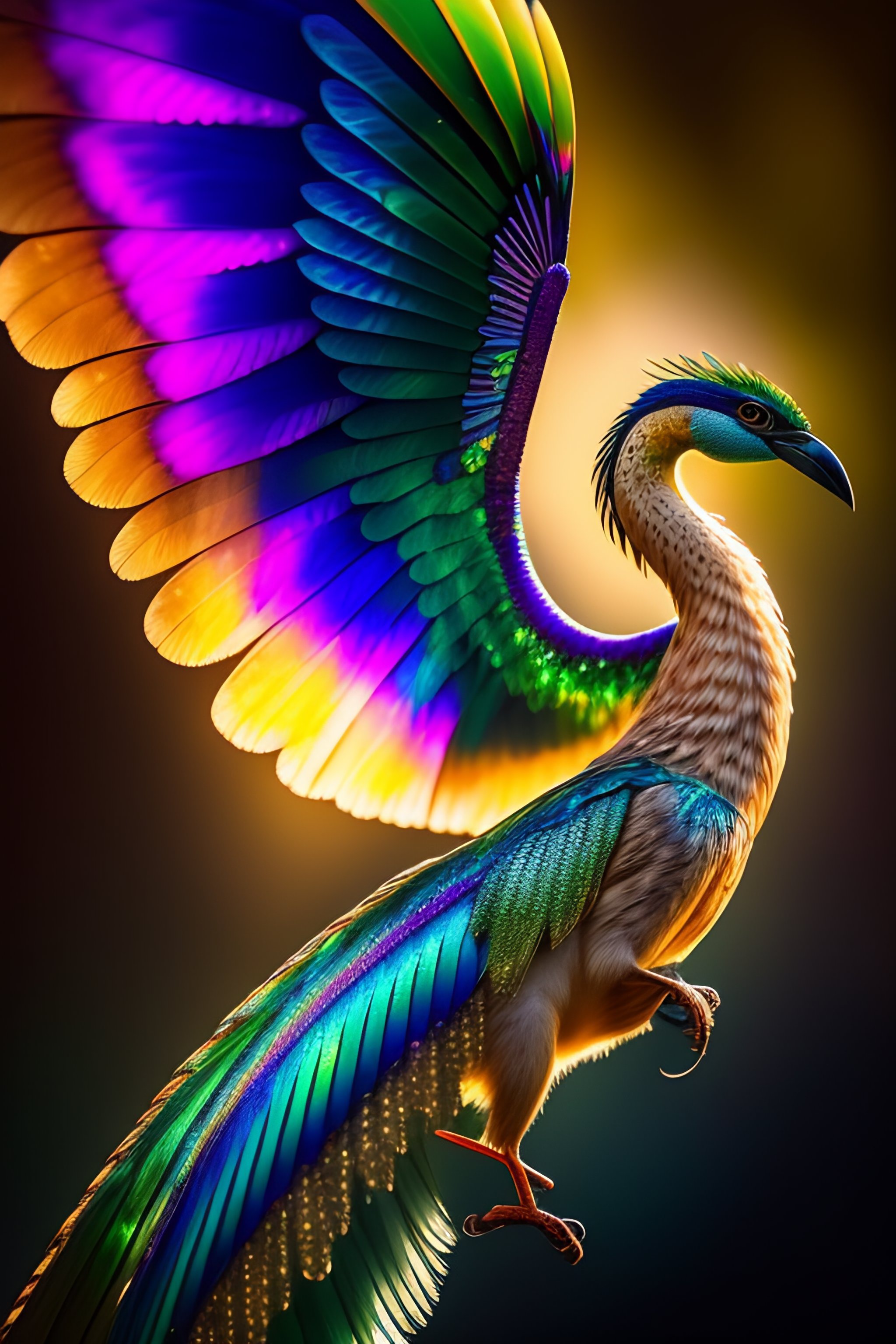 Lexica - Imagine a majestic creature with shimmering, iridescent scales ...