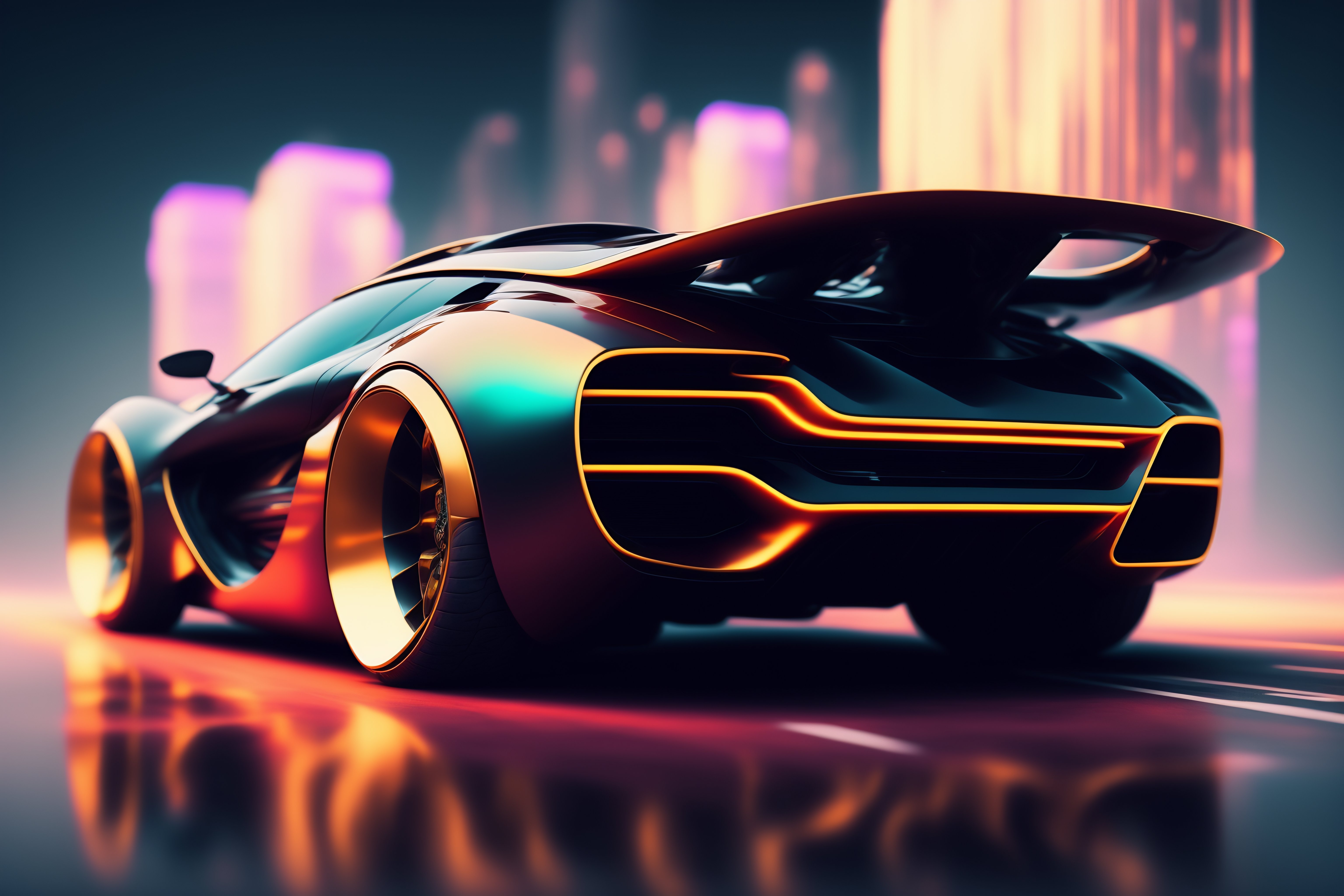 Lexica - God of designer super futuristic cars cyberpunk, muted colors ...