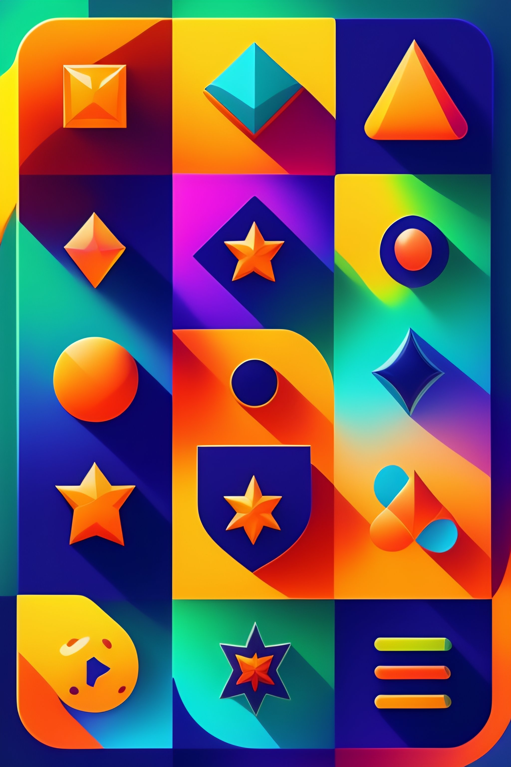 Lexica - Vector icon pack, magic themed, for an AI image generation app ...
