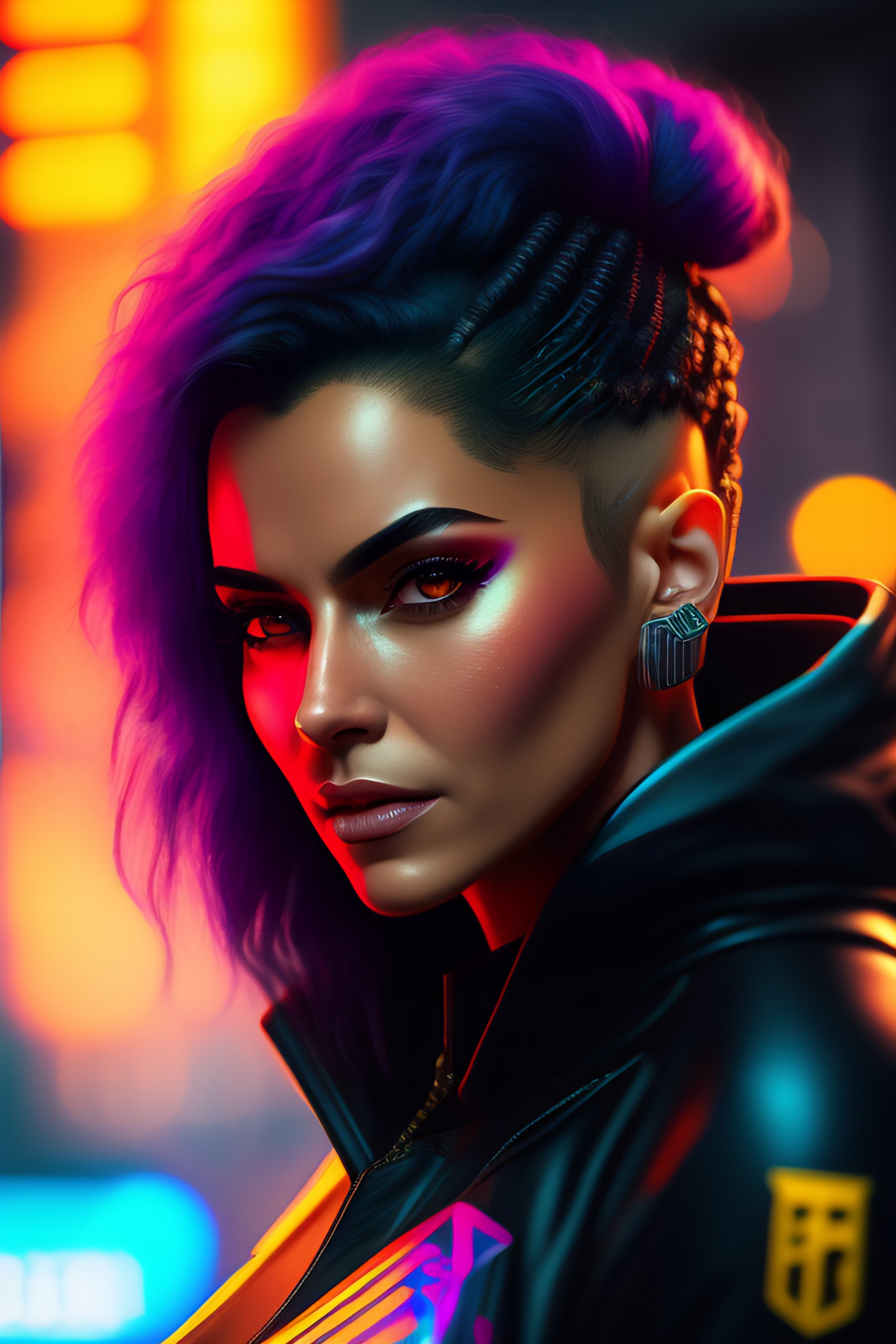 Lexica - Cyberpunk Luz Noceda portrait, super detailed. Cyberpunk 2077 ...
