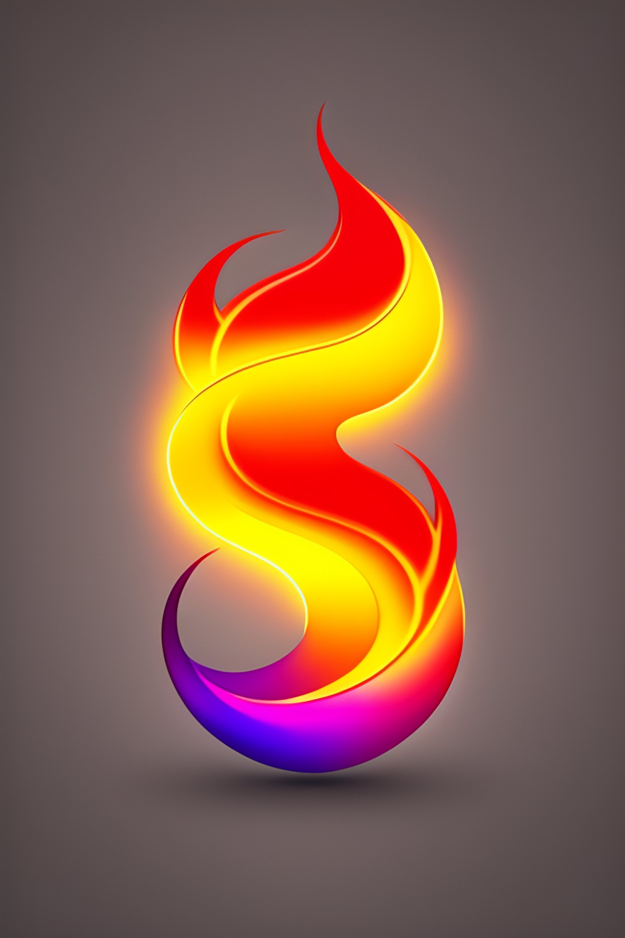 Lexica - Brand identification symbol for a flaming bat amusement center ...