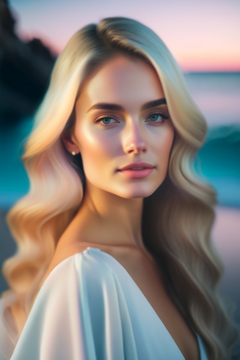 Lexica - Color photo of the most beautiful girl in the world, ethereal ...