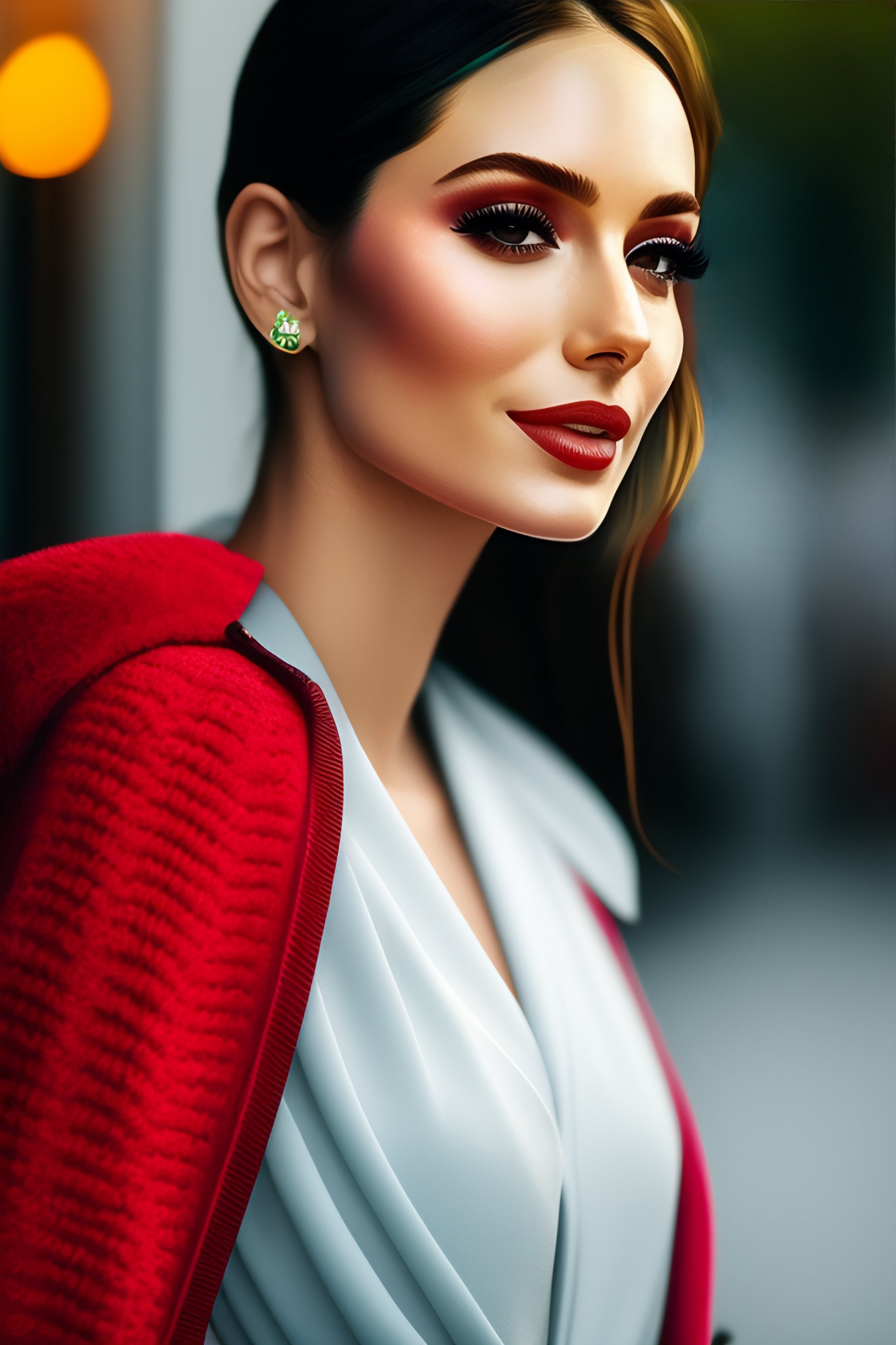 Lexica - A beautiful tone woman wearing casual clothes