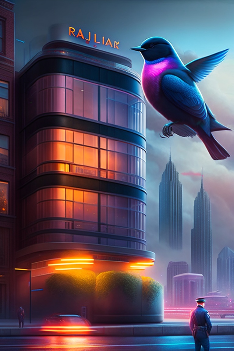 Lexica - Dive into a dystopian cityscape at the edge of night, where ...