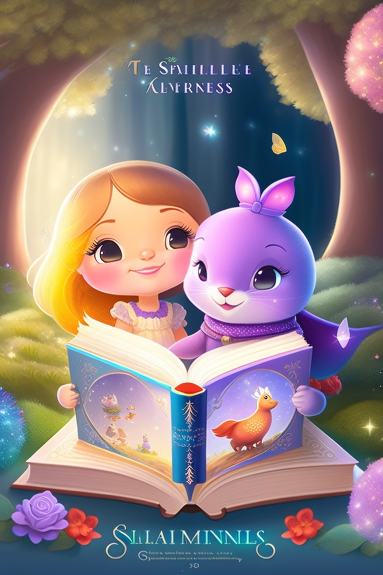 Lexica - Book Cover Description: The book cover for "The Enchanted ...