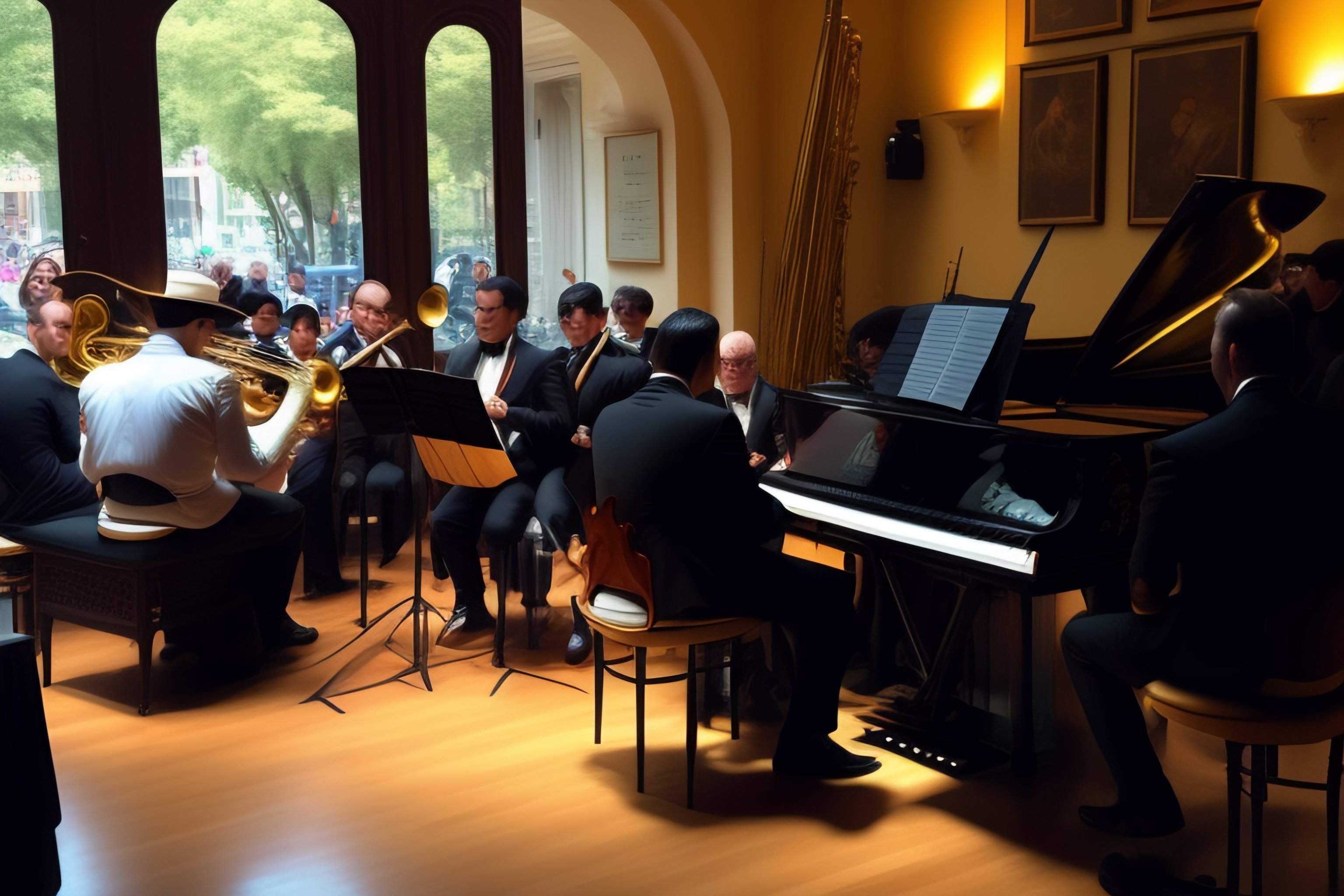 Lexica - Small Jazz performance band in a cafe