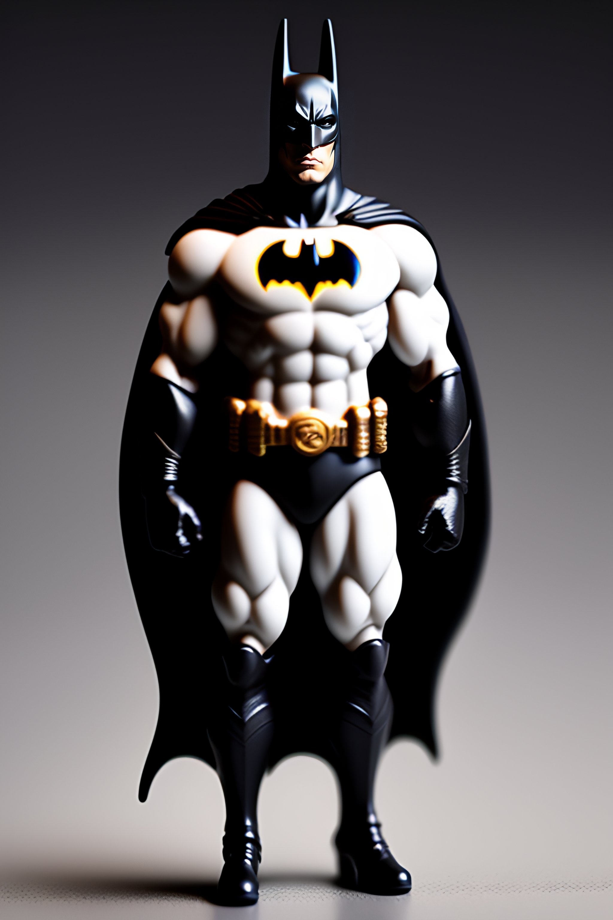 Lexica - Batman body full,dark nigth version,ayes white