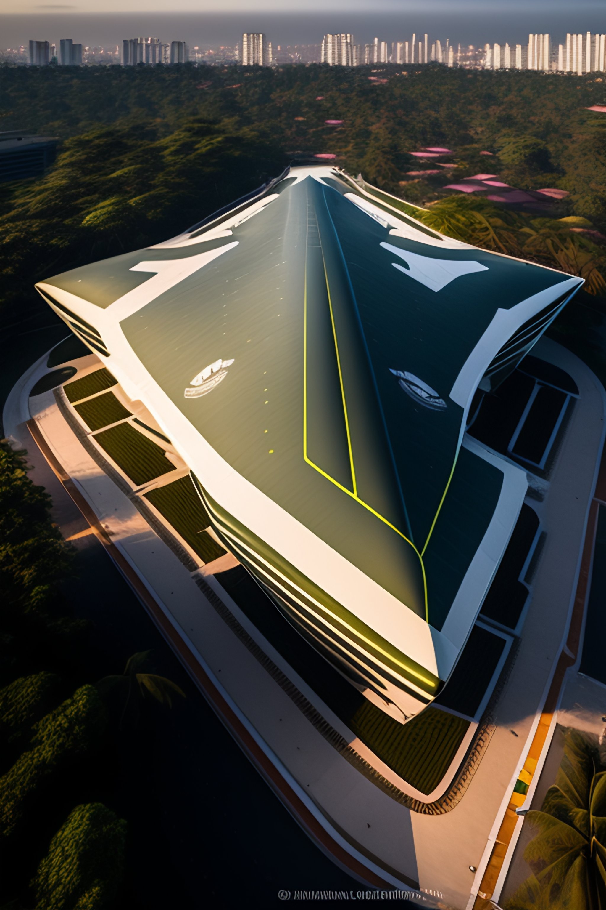 Lexica - Photo-realistic high-resolution aerial photograph of top ...