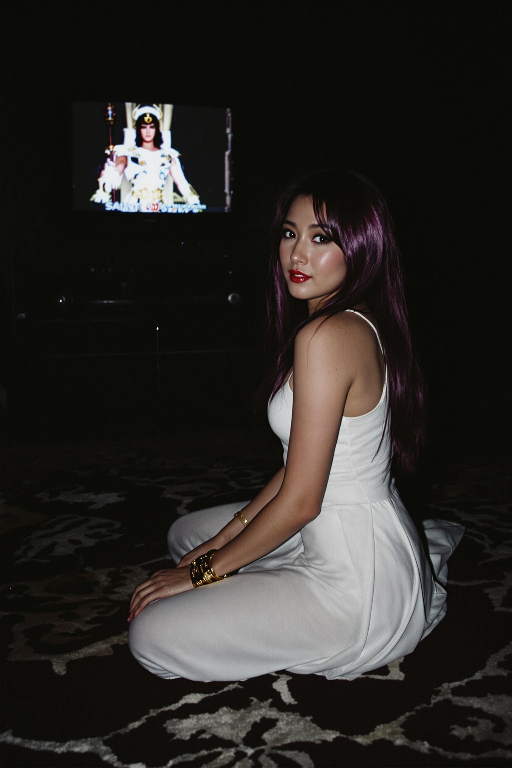 Lexica - Grungy analog photo of Saori Kido (the reincarnation of the ...