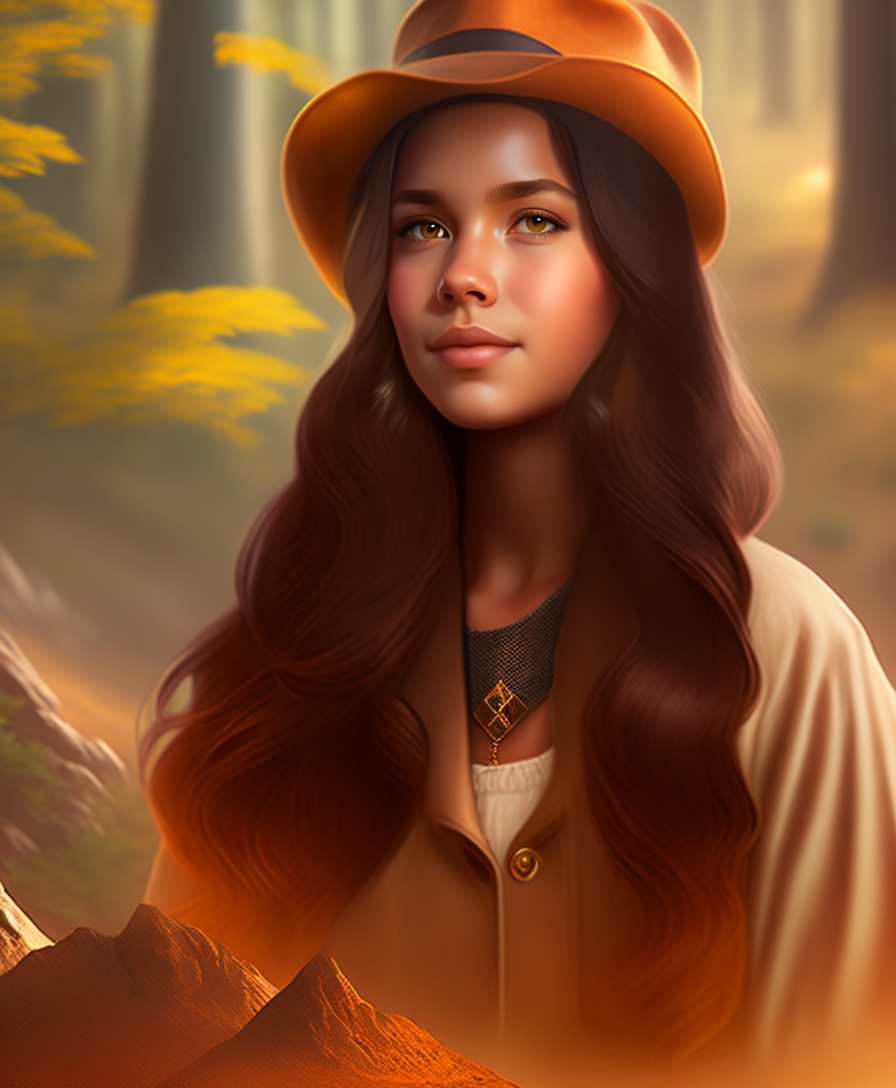 Lexica - Girl as an explorer in a style of Indiana Jones, portrait ...
