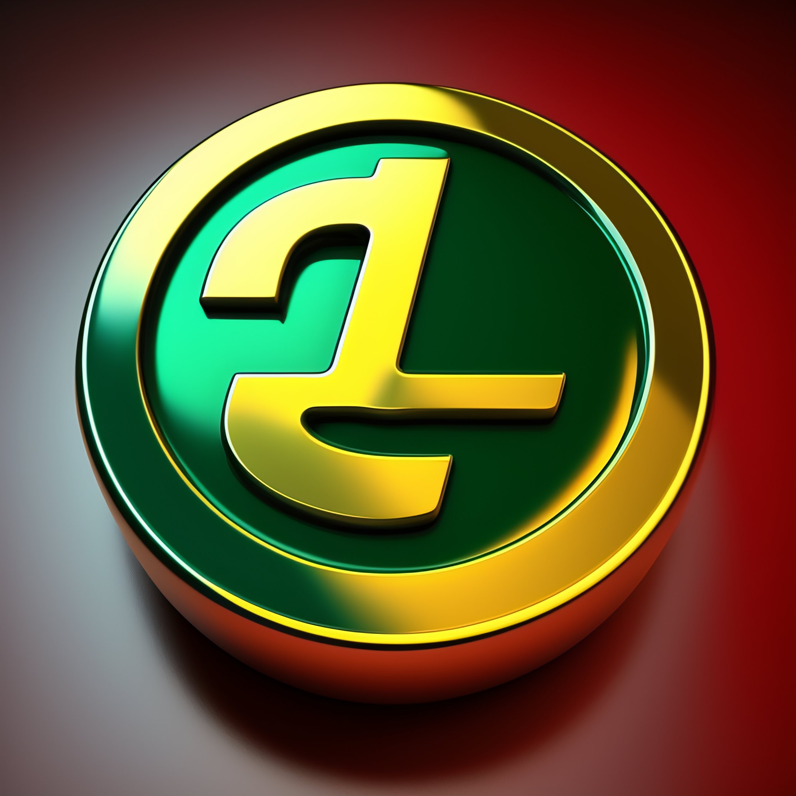 Lexica - Cryptocurrency, round logo, matrix, math, capital letter M