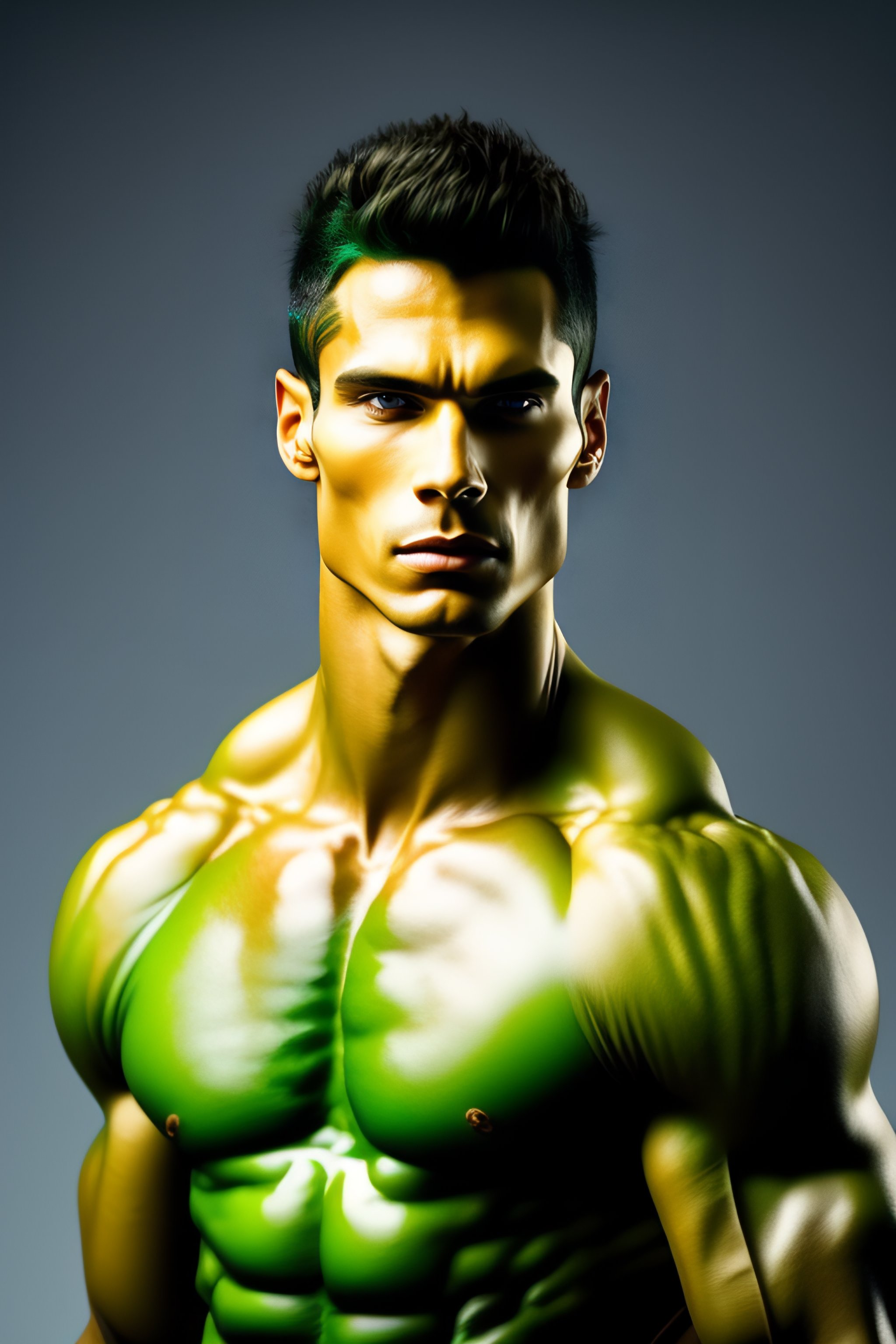 Lexica - Skinny and malnourished hulk