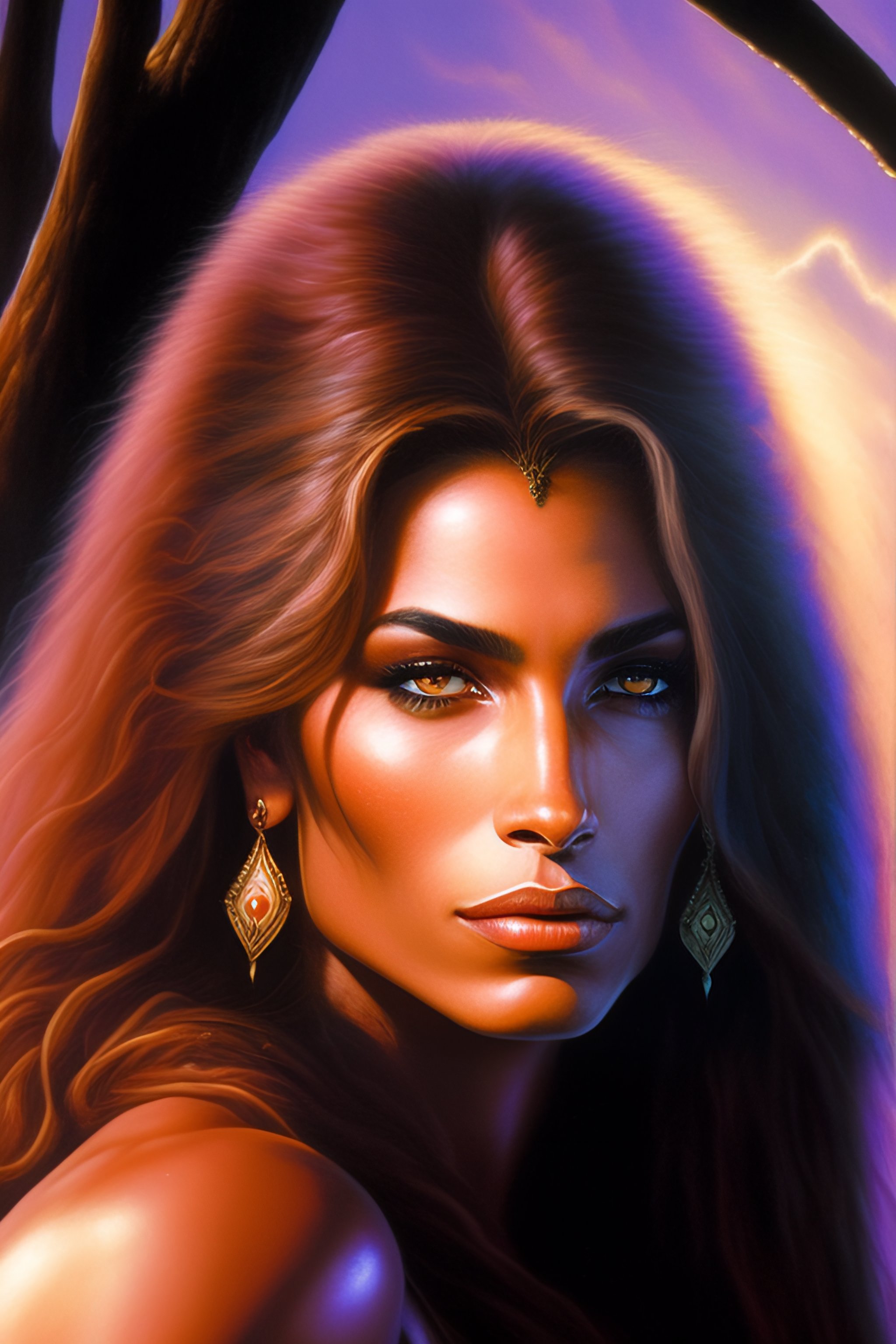 Lexica - Female werewolf, by jeff easley