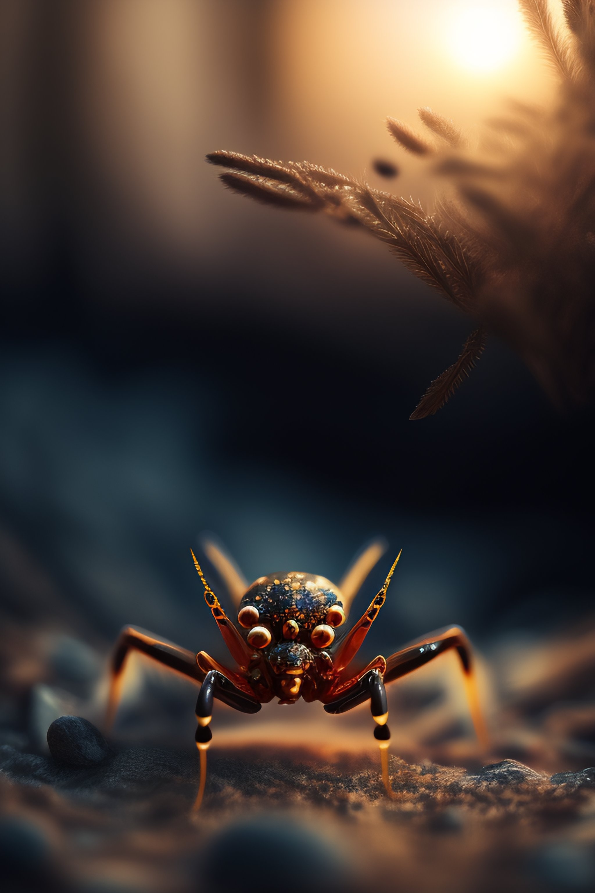 Lexica - Spider , demon, 8k,full body, high detail amor