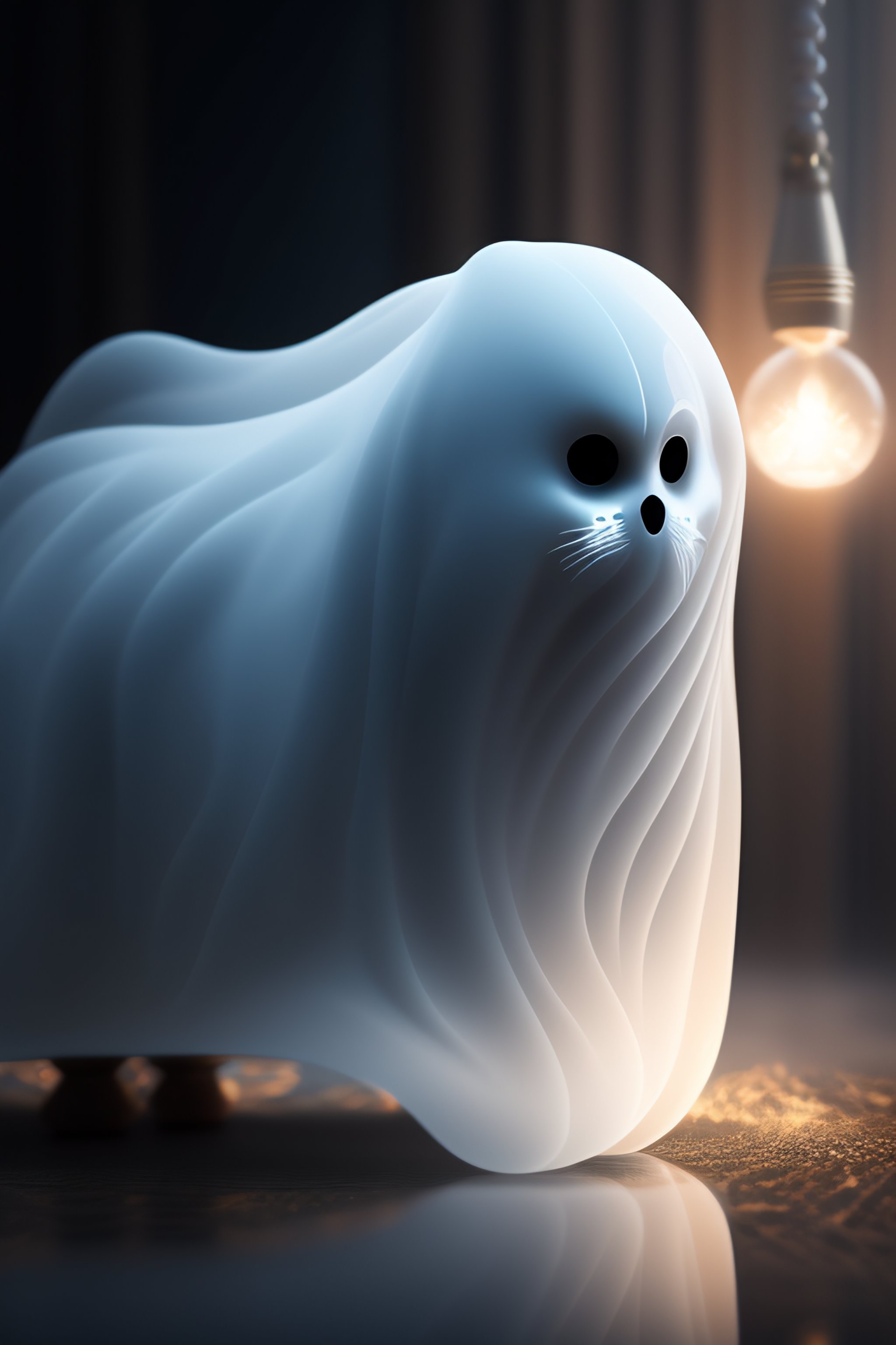 Lexica - Ghost, 4k, HD, Maya, Realistic