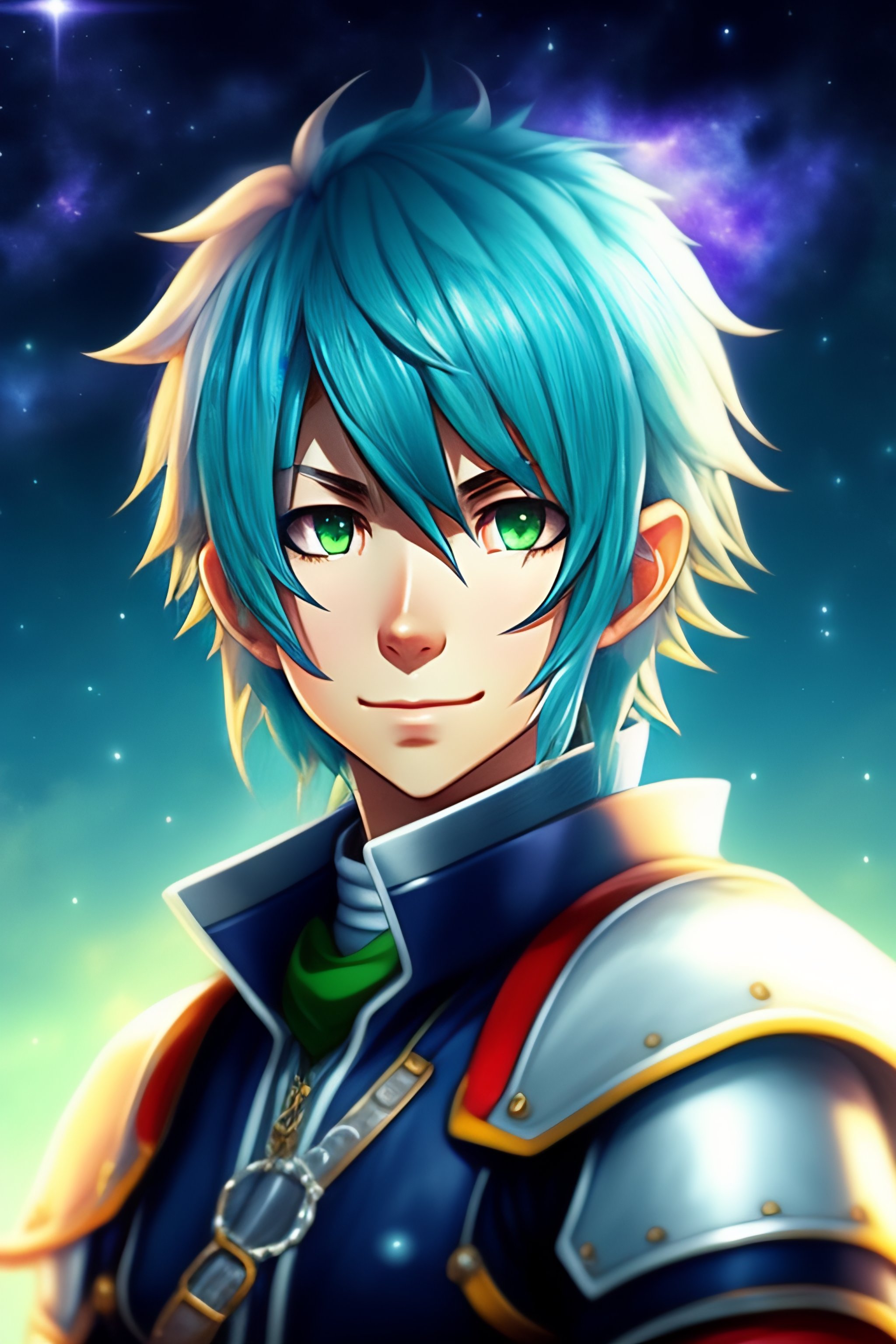 Lexica - Protrait, riku from kingdom hearts, sakimichan, grey hair ...