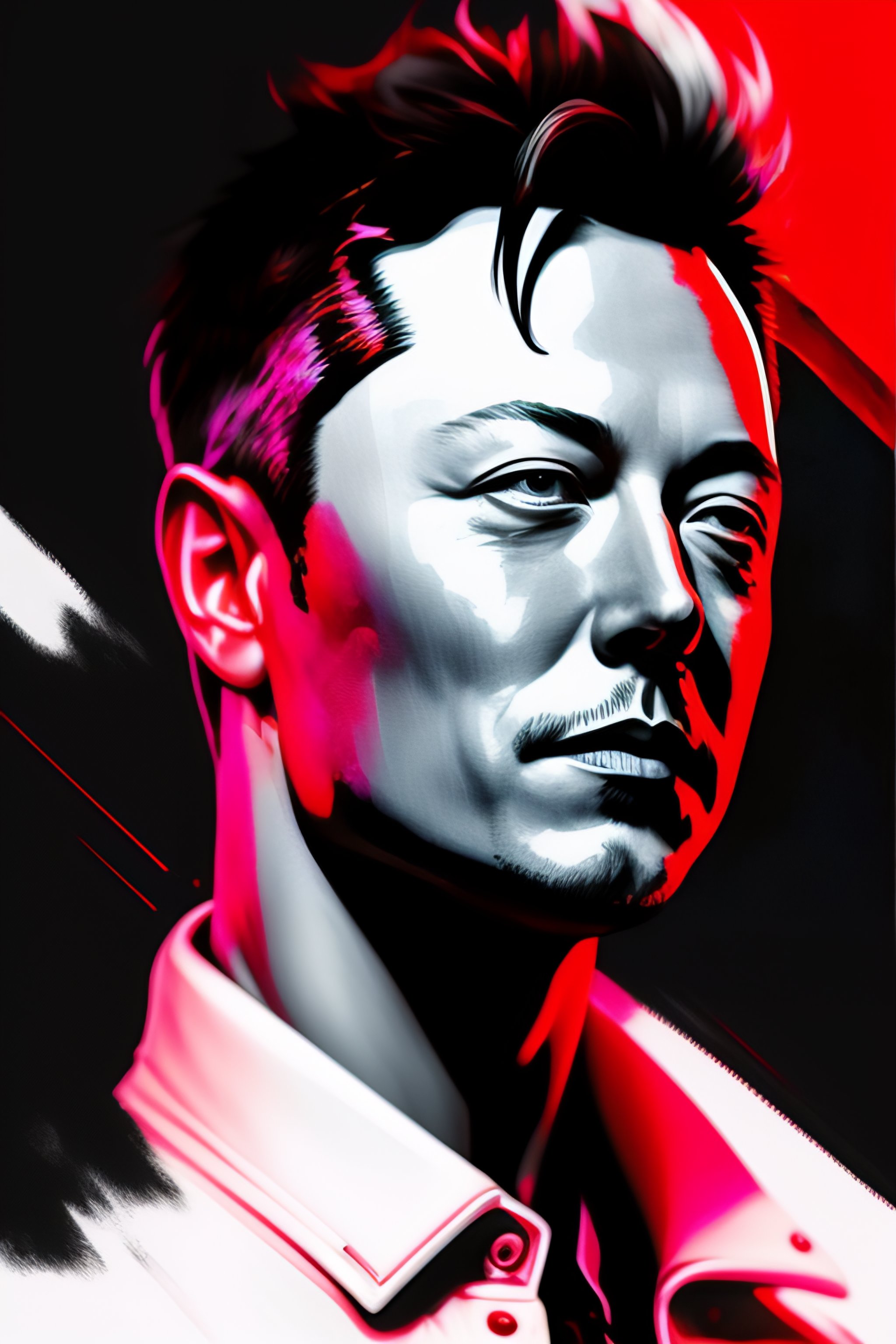 Lexica - Highly detailed portrait of elon musk, by dustin nguyen ...
