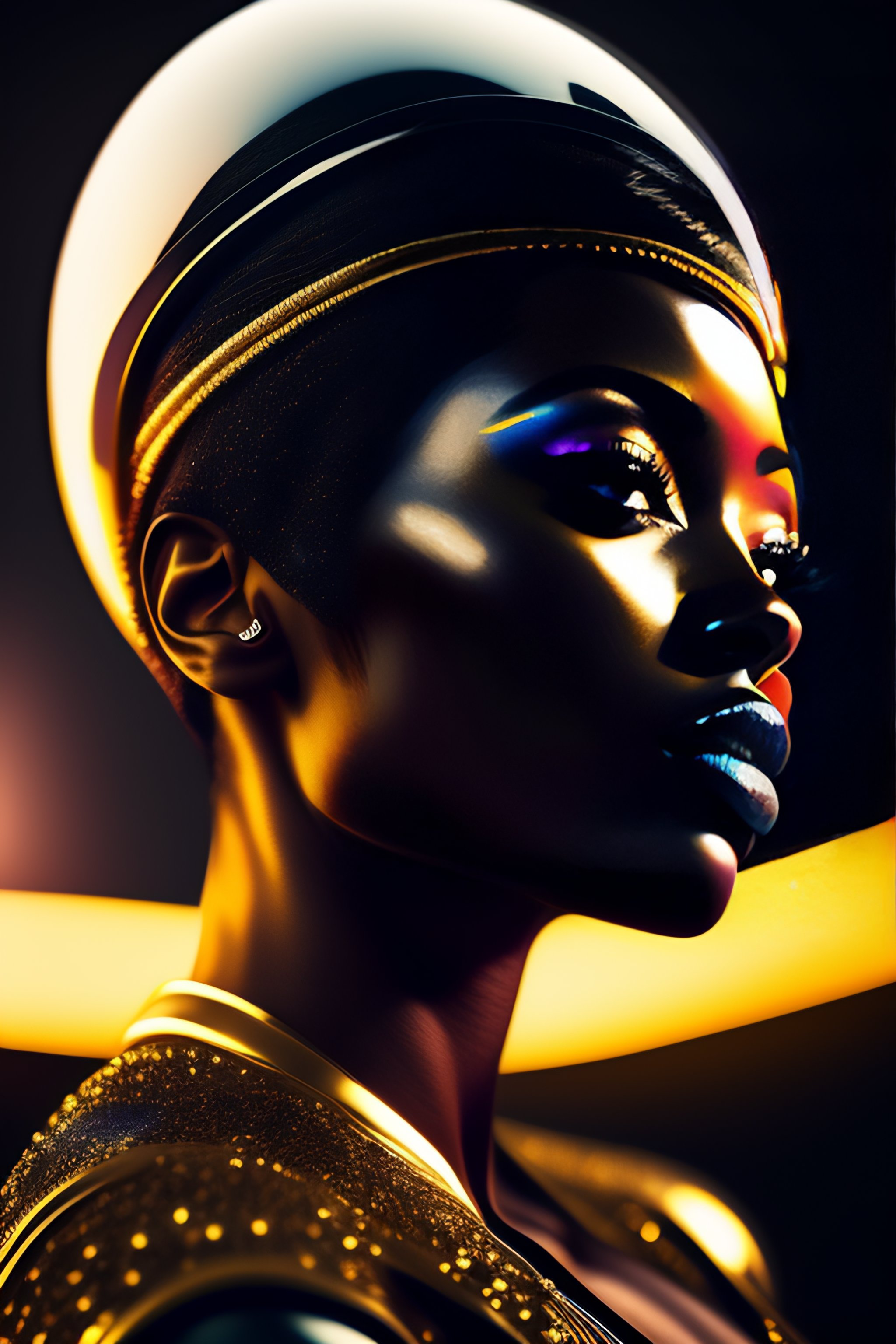 Lexica - Majestic action close-up of cover photography by Sam Haskins ...