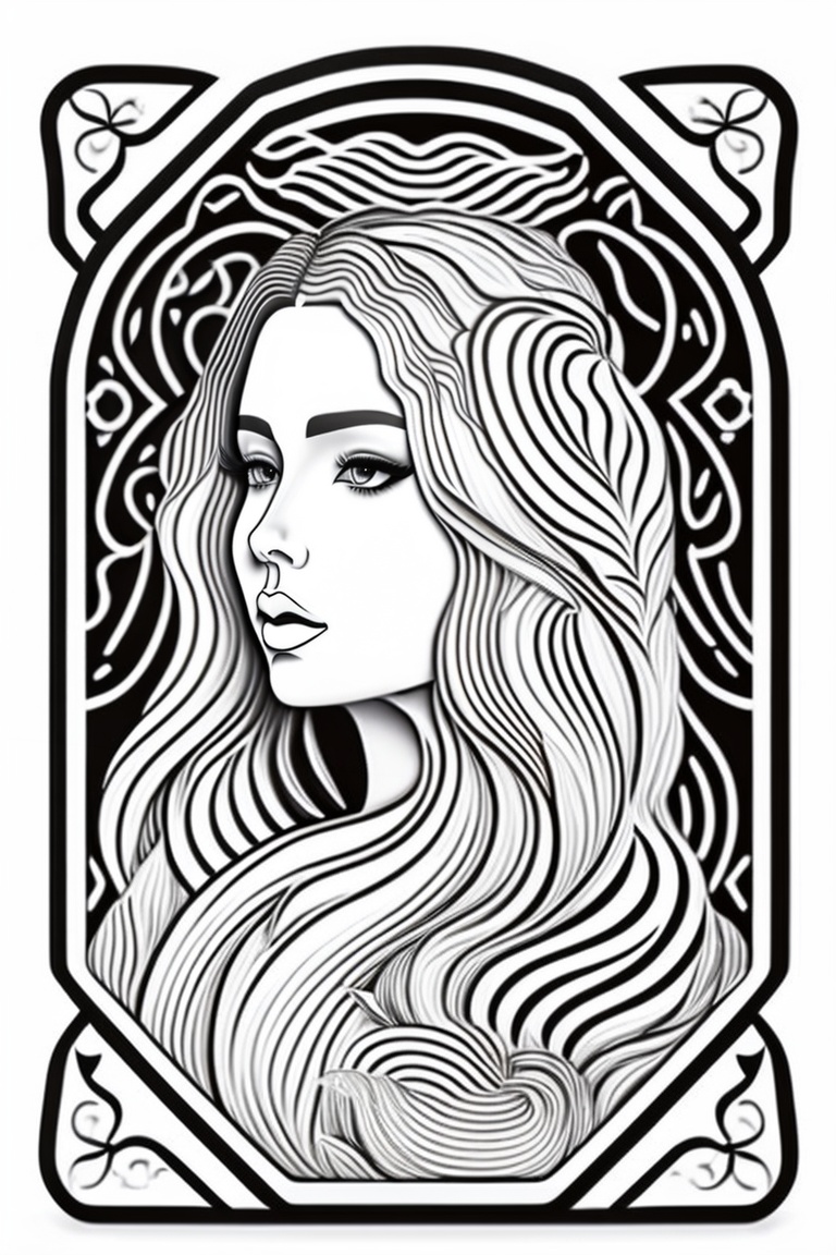 Lexica - Geometric Portraits: Unique blend of geometric shapes forming ...