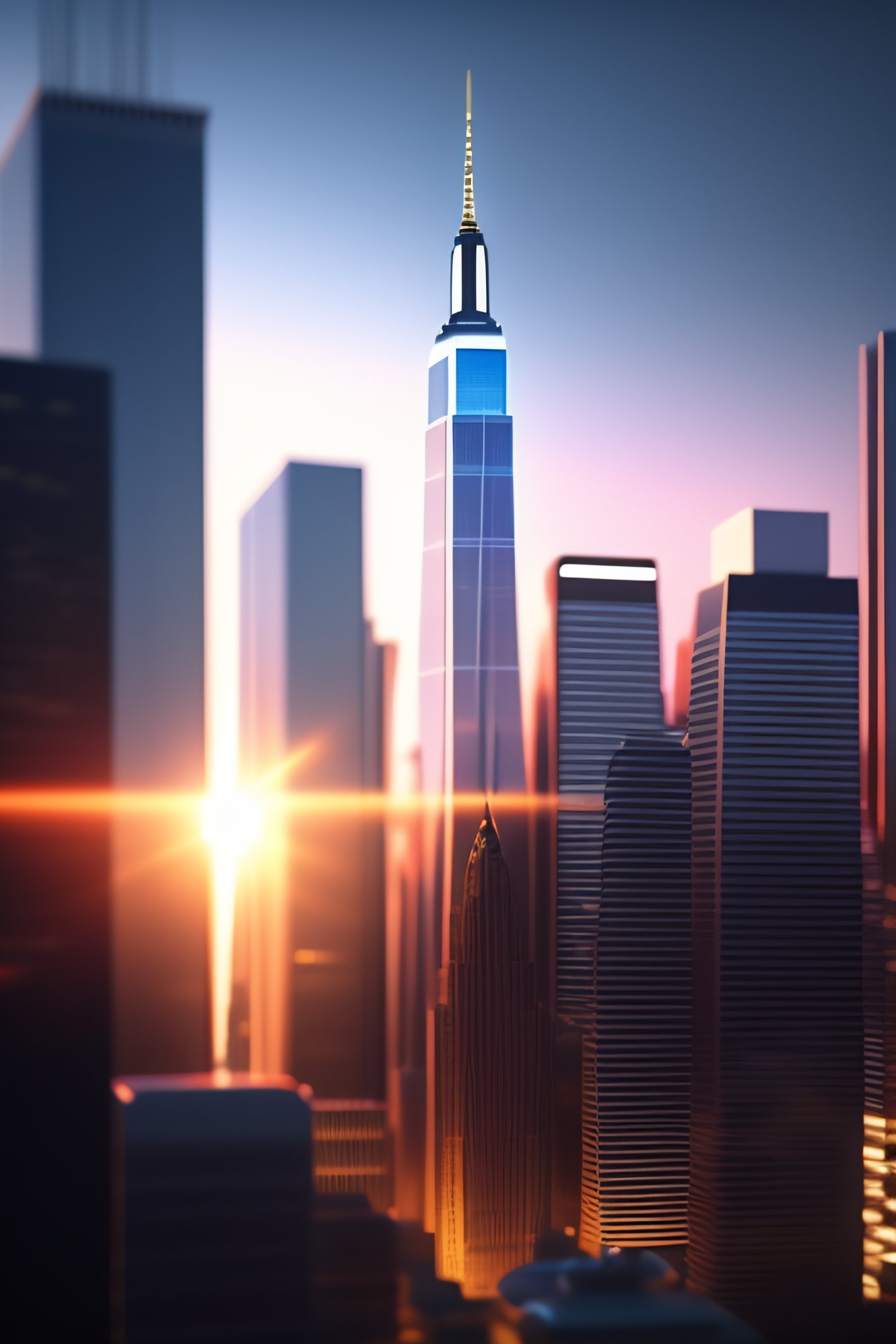 Lexica - Futuristic new york. daylight. sunlight. lens flare. light ...