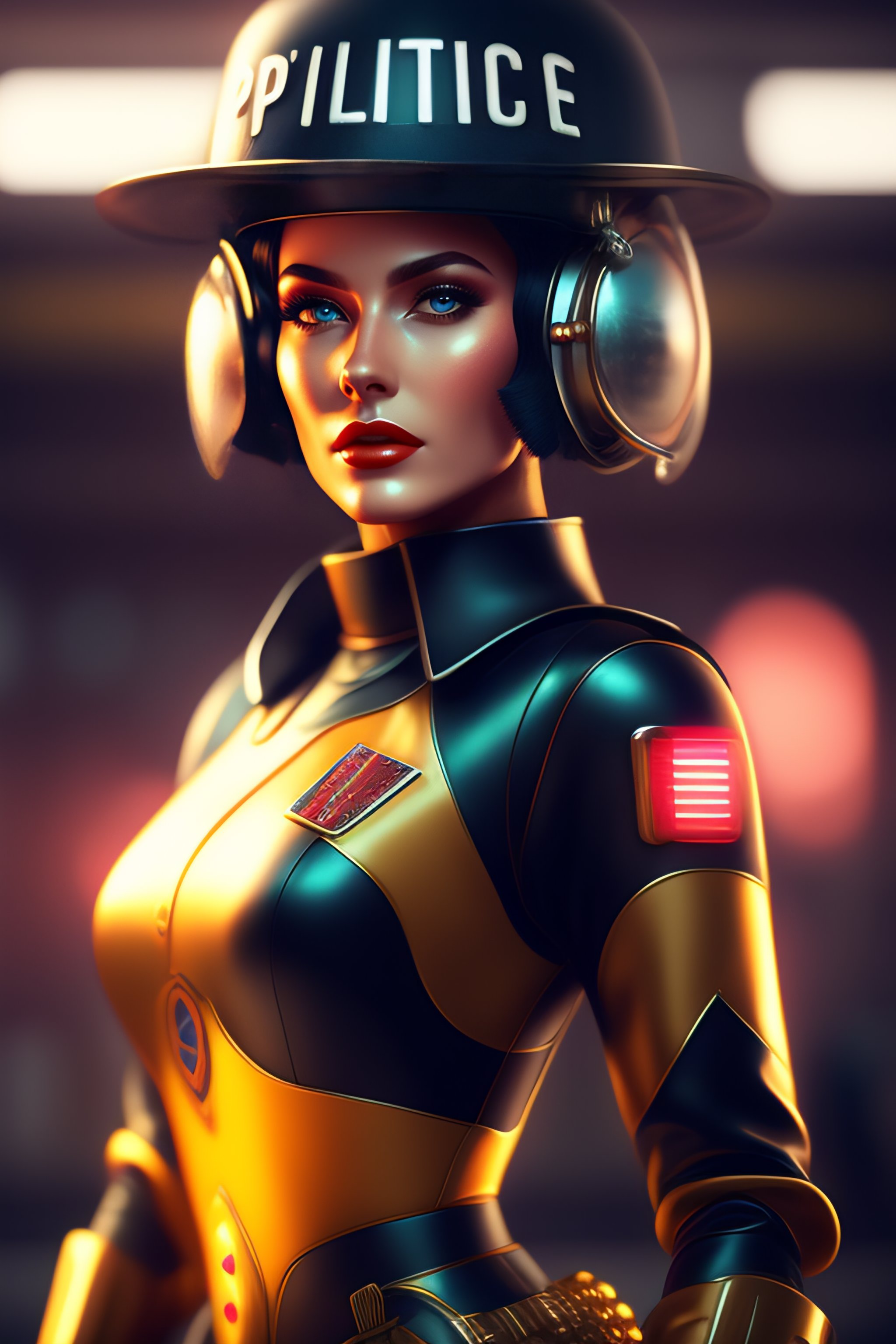 Lexica - Futuristic Vintage Medium Shot 1920's Poster electronik ...