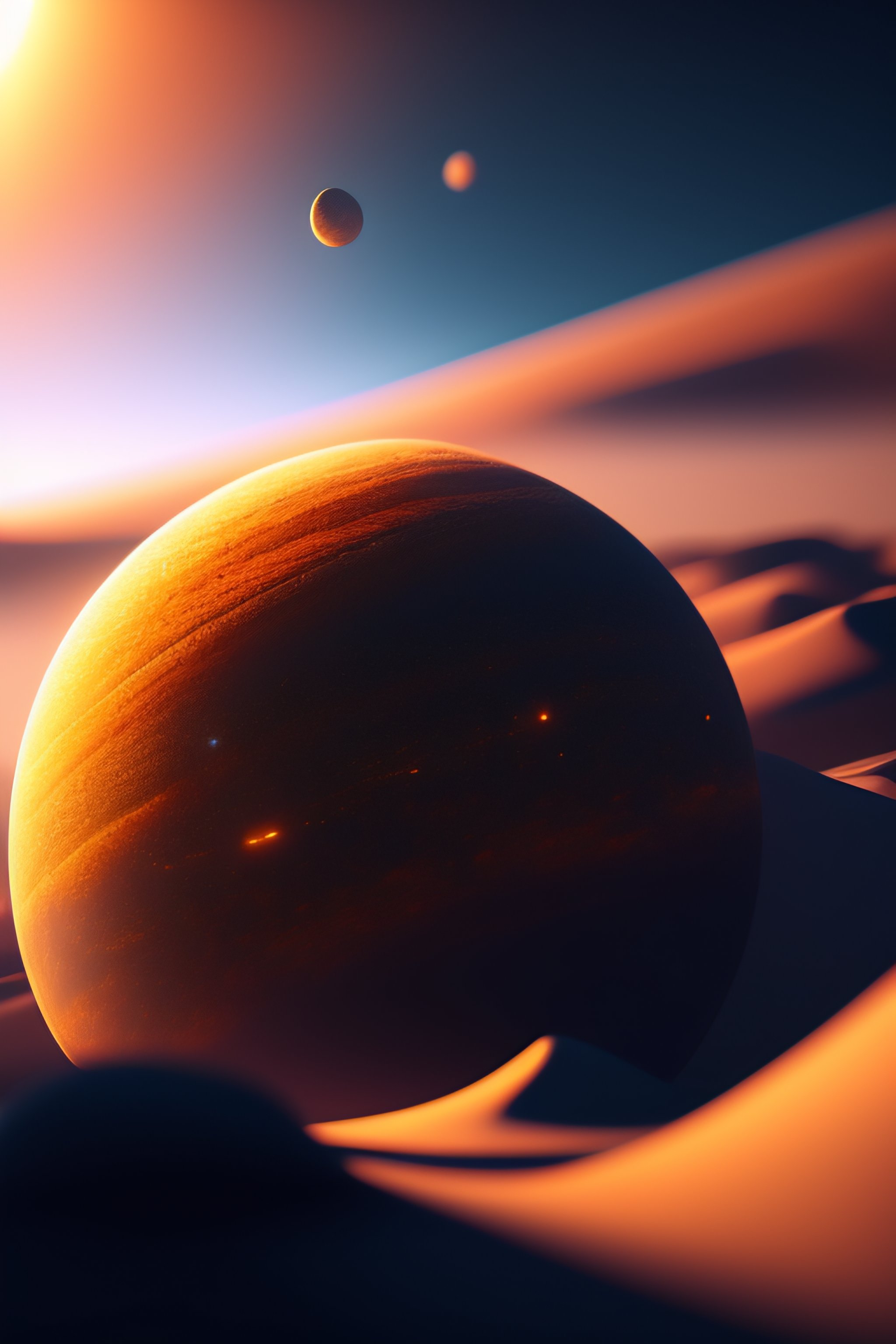 Lexica - Planet, Microscopic, close shot, realism, octane render, 8k ...