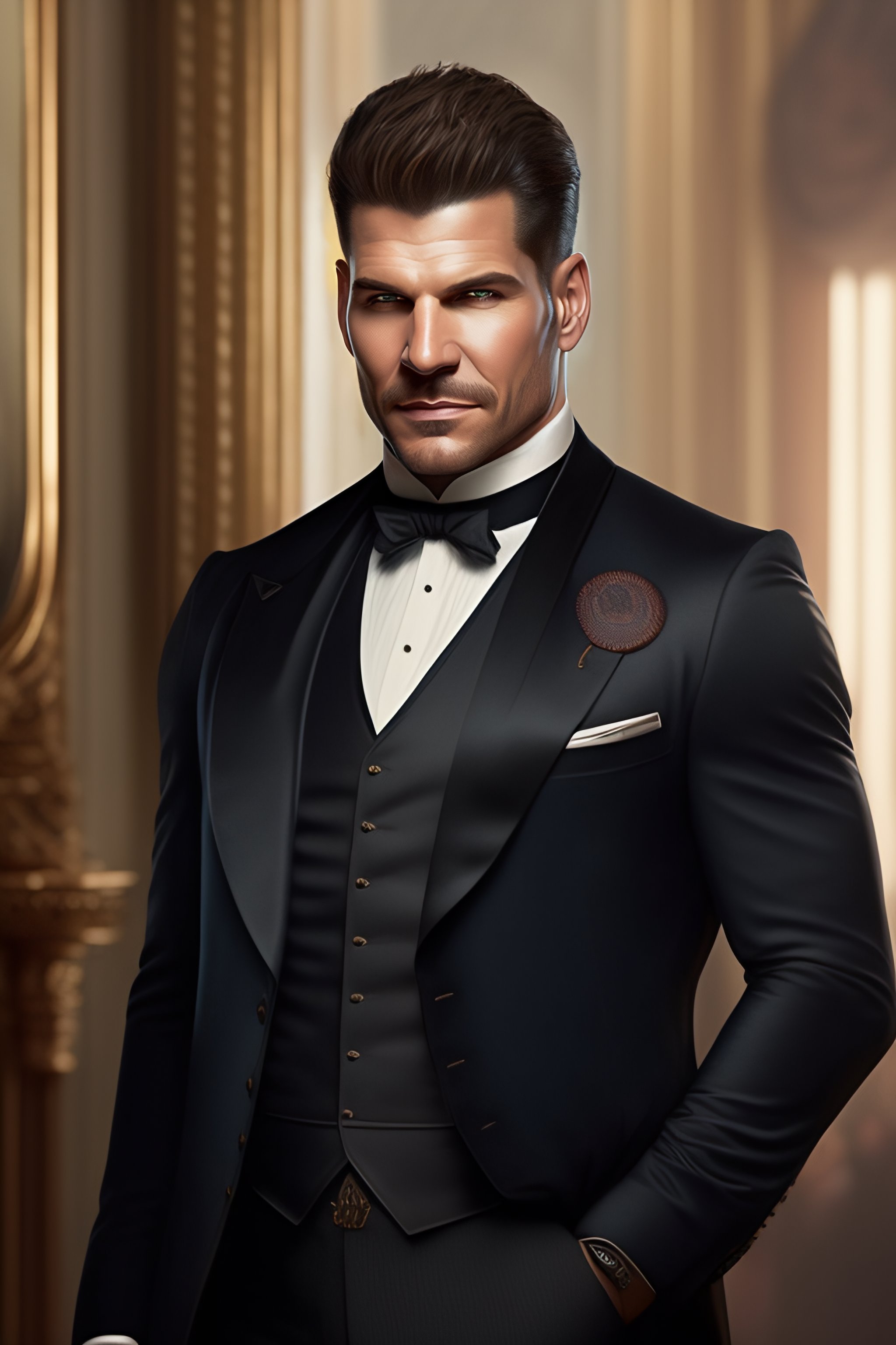 Lexica - David boreanaz the actor official portrait of a victorian ...