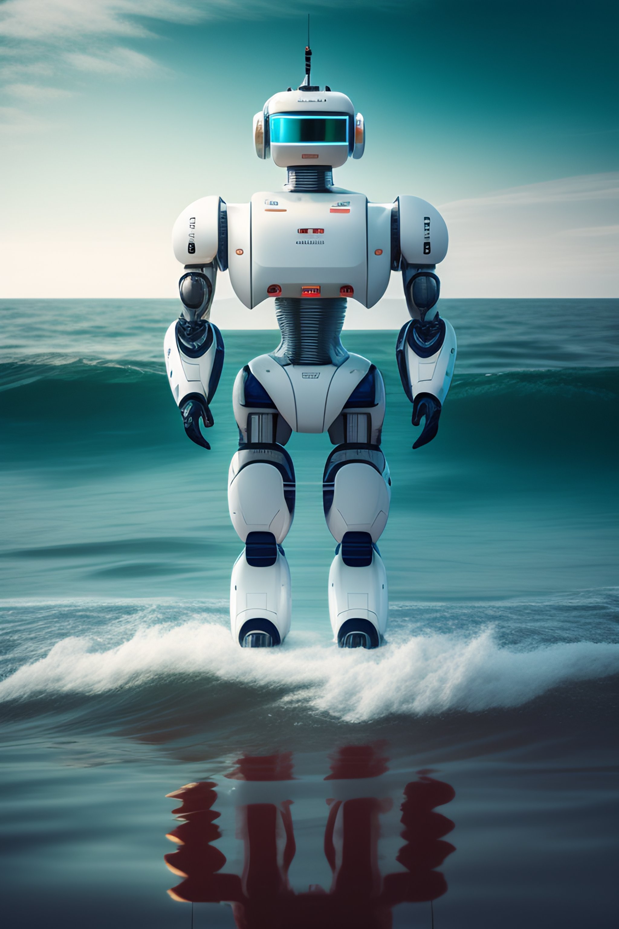 Lexica - Human robot on the water