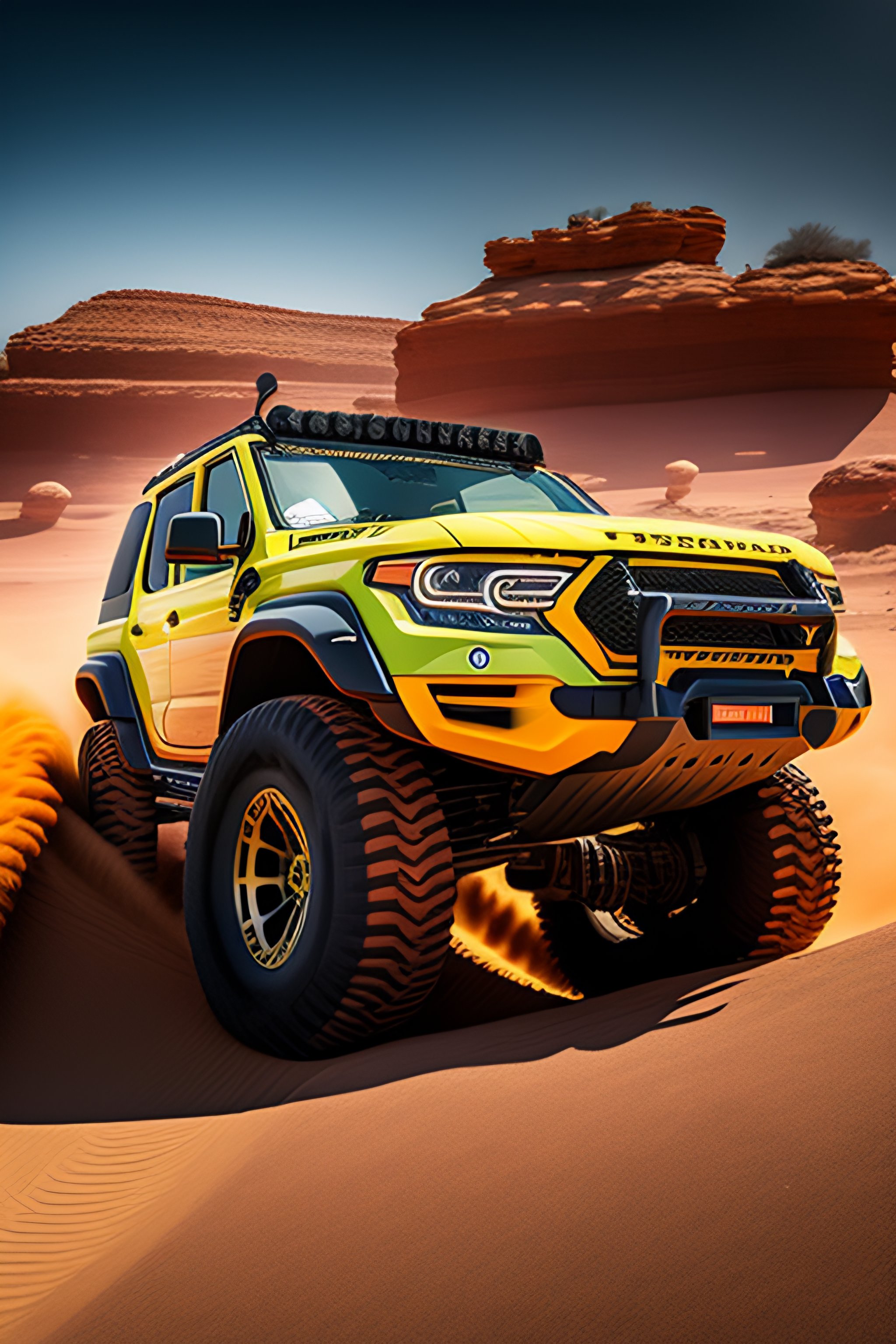 Lexica - Super big tyres mars off-road