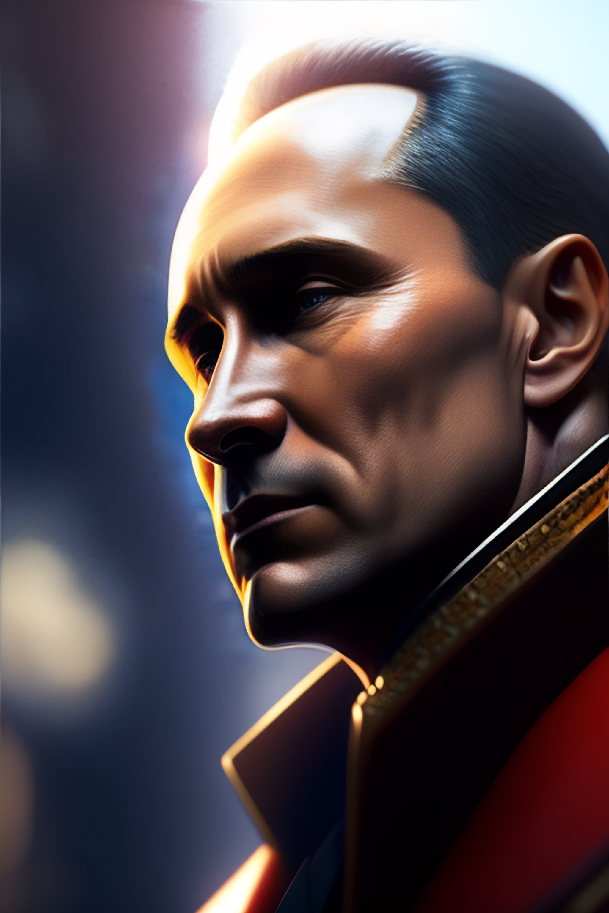 Lexica - Movie still macro close photo of Putin, by weta disney pixar ...