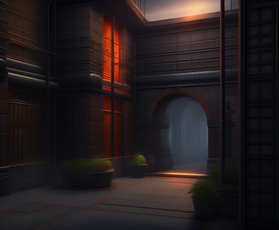 Lexica - Prison ,dark, highly detailed, 2k, upscaled