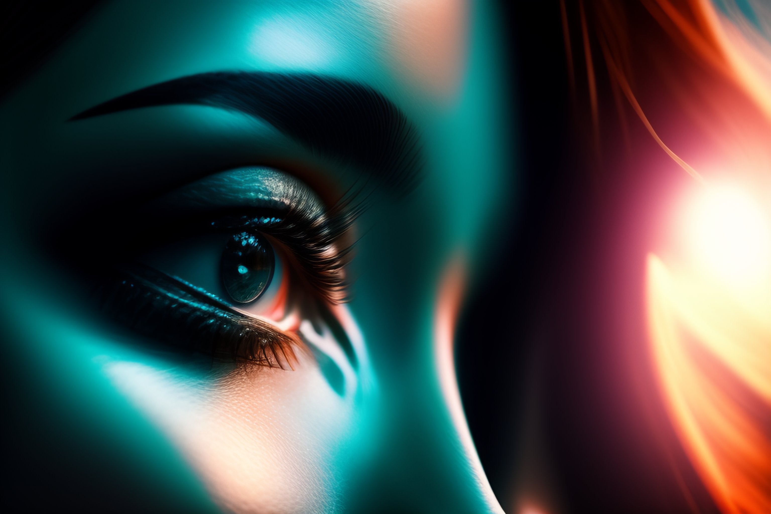 Lexica - Film still of closeup of a woman staring into space as if ...