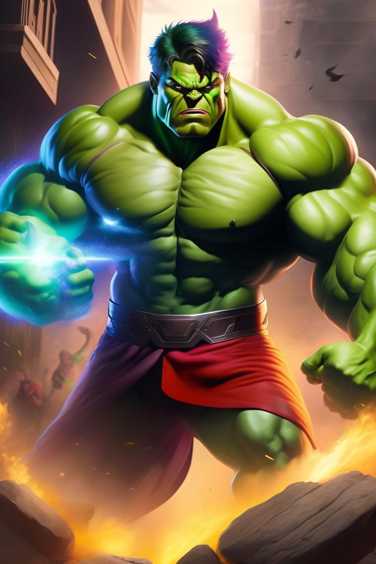 Lexica - "Capture the epic clash of power and fury as the Hulk emerges ...