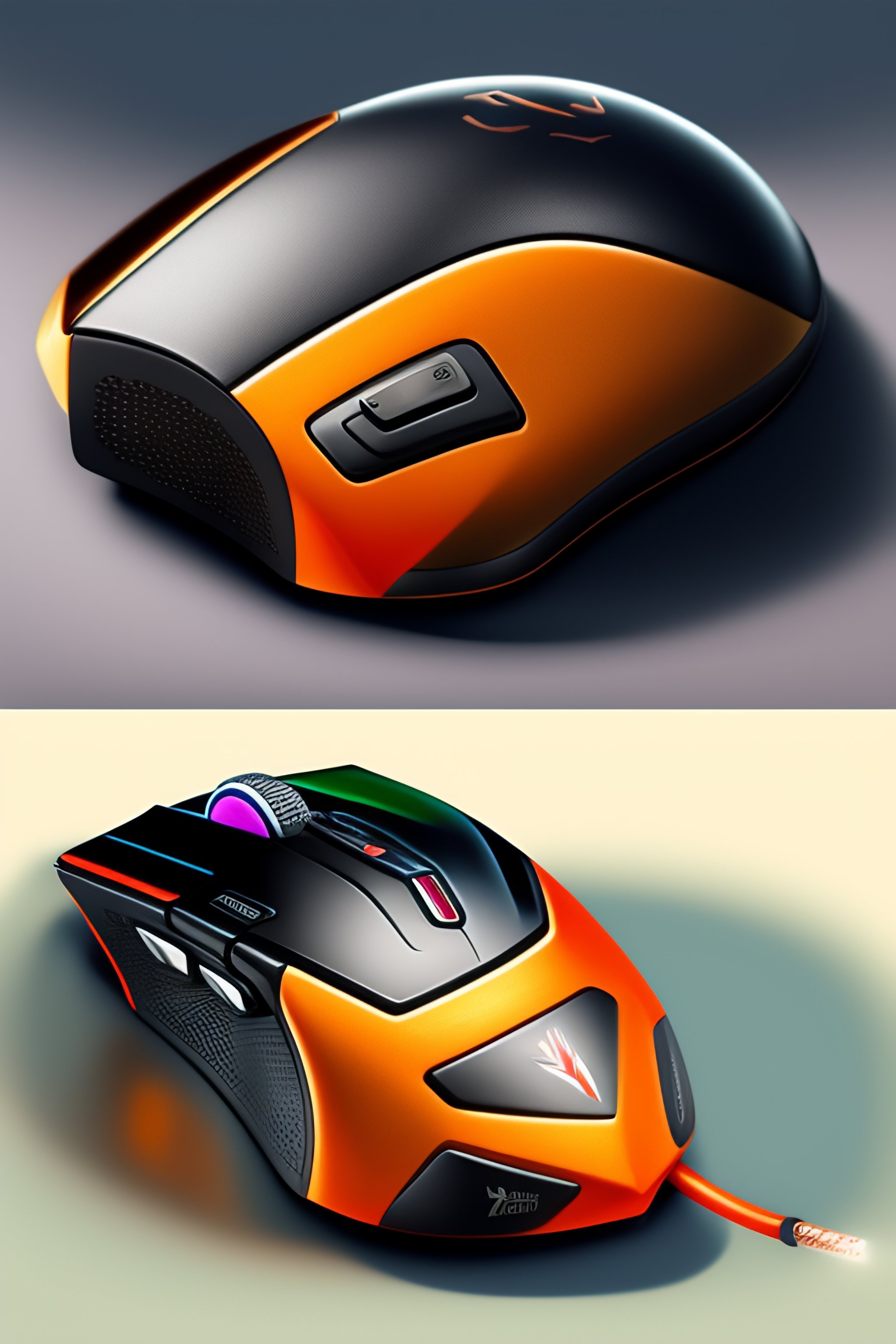 Lexica - Non-realistic drawings of gaming mice