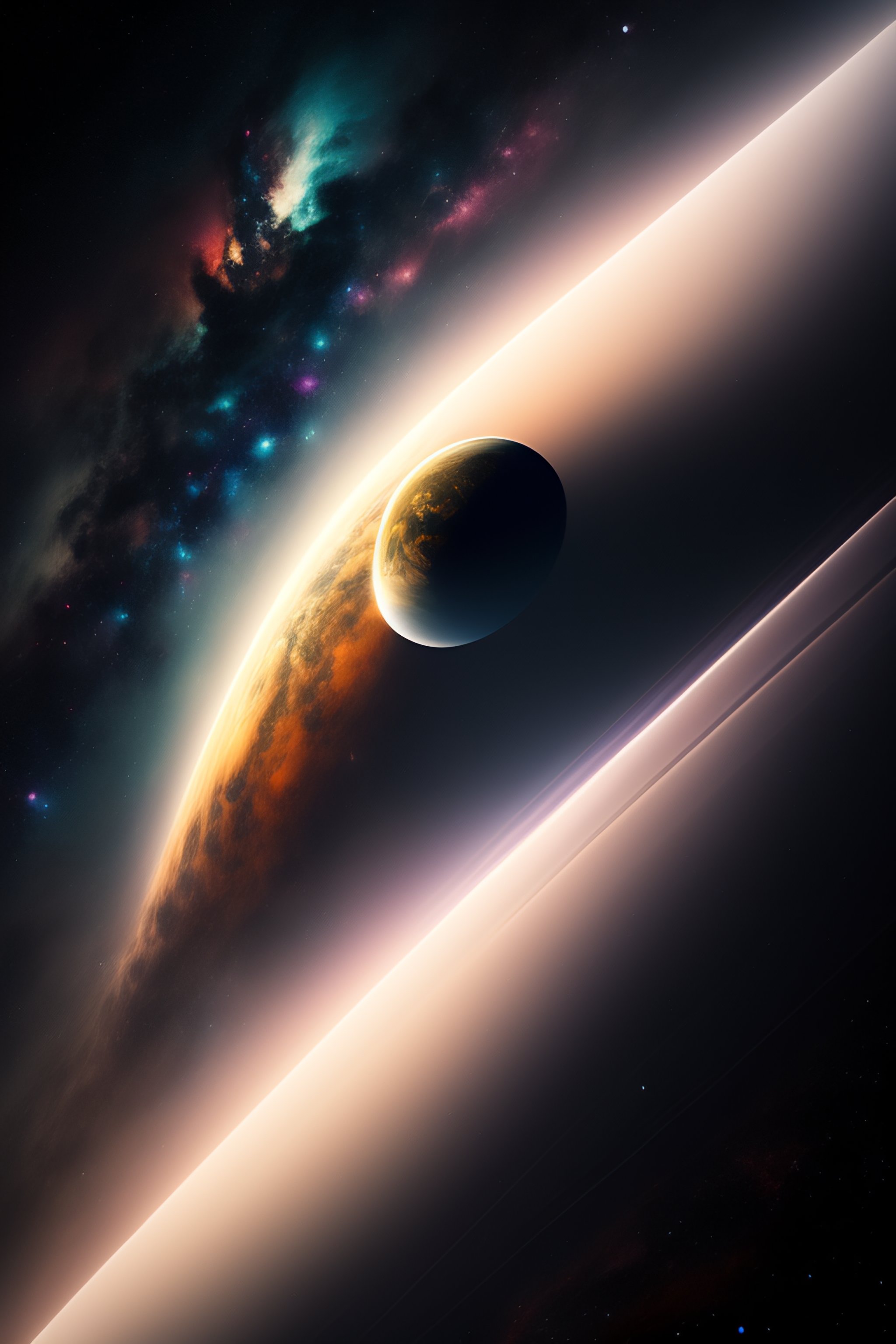 Lexica - Space white background