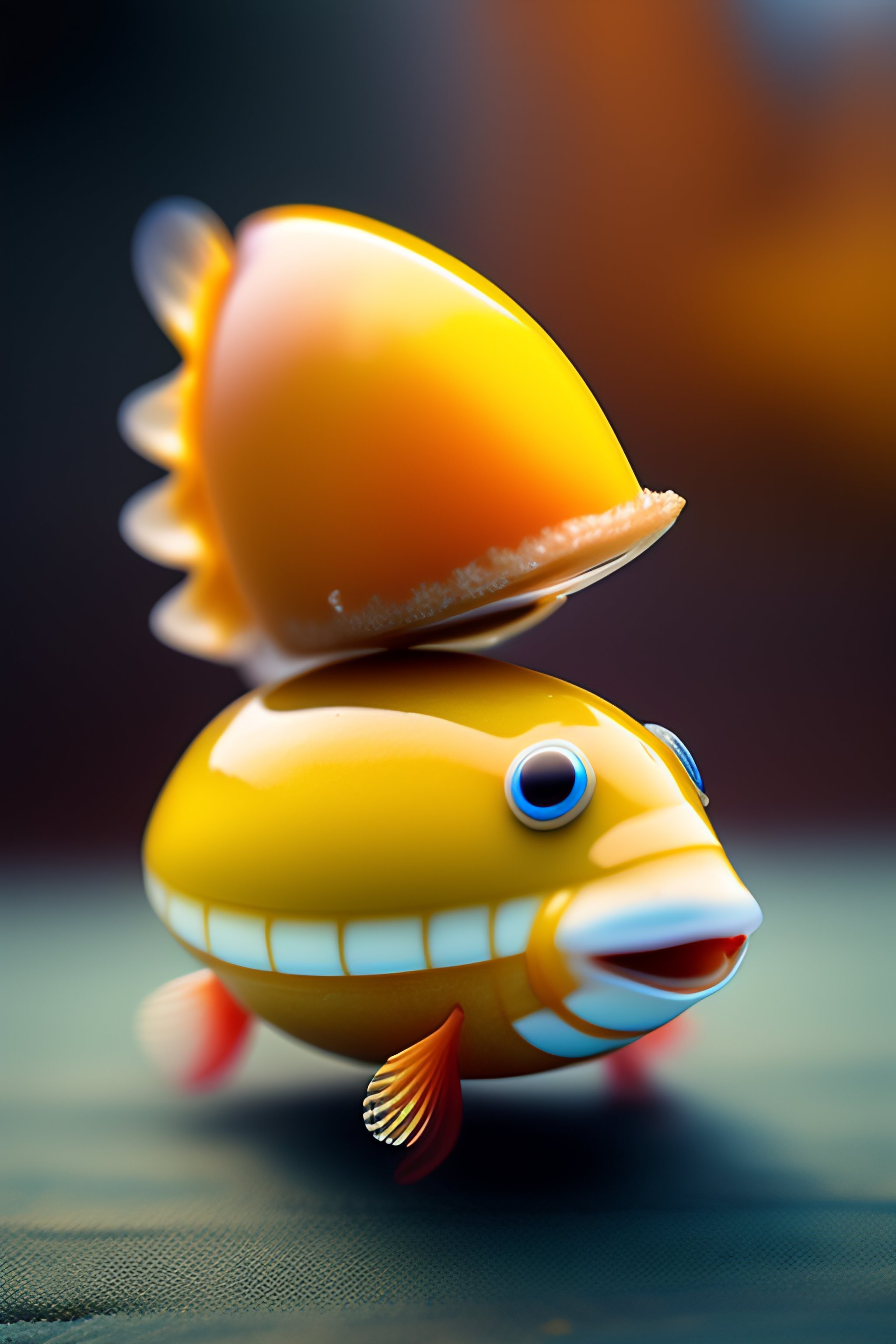 Lexica - Clam seashell robot, one wheel