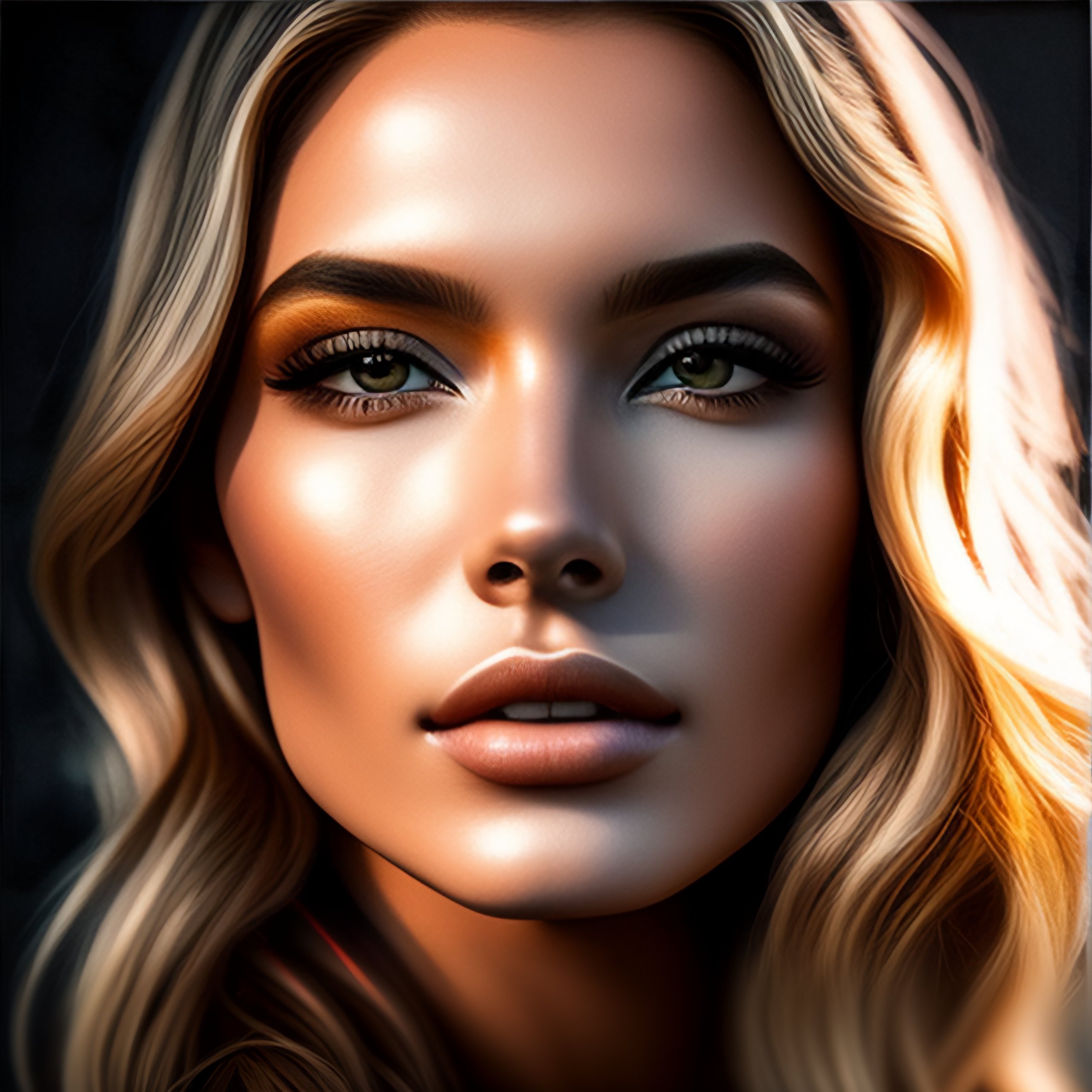 Lexica - Instaport style, Model, Portrait, Nikon D700, 50mm F2. 8. Soft ...