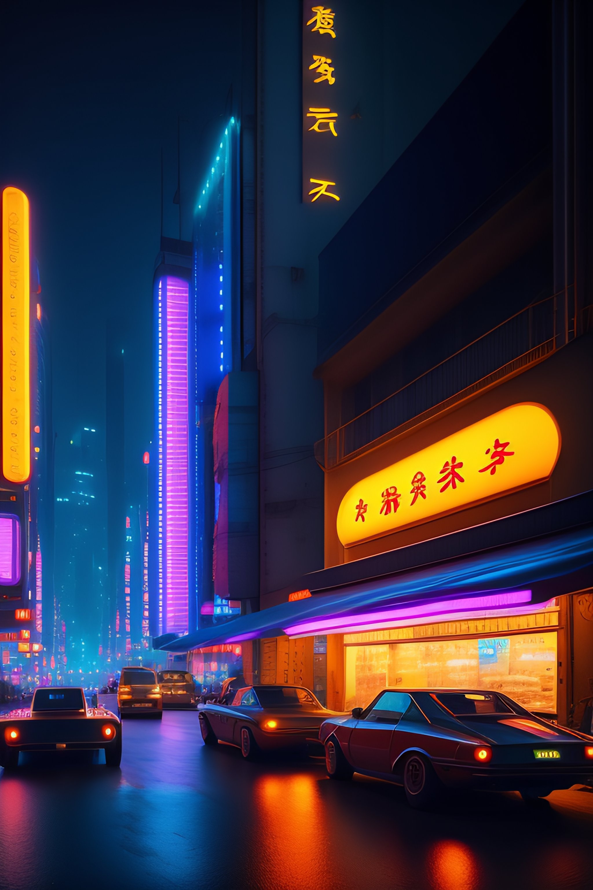 Lexica - Photorealisic neo tokyo , night, with high details