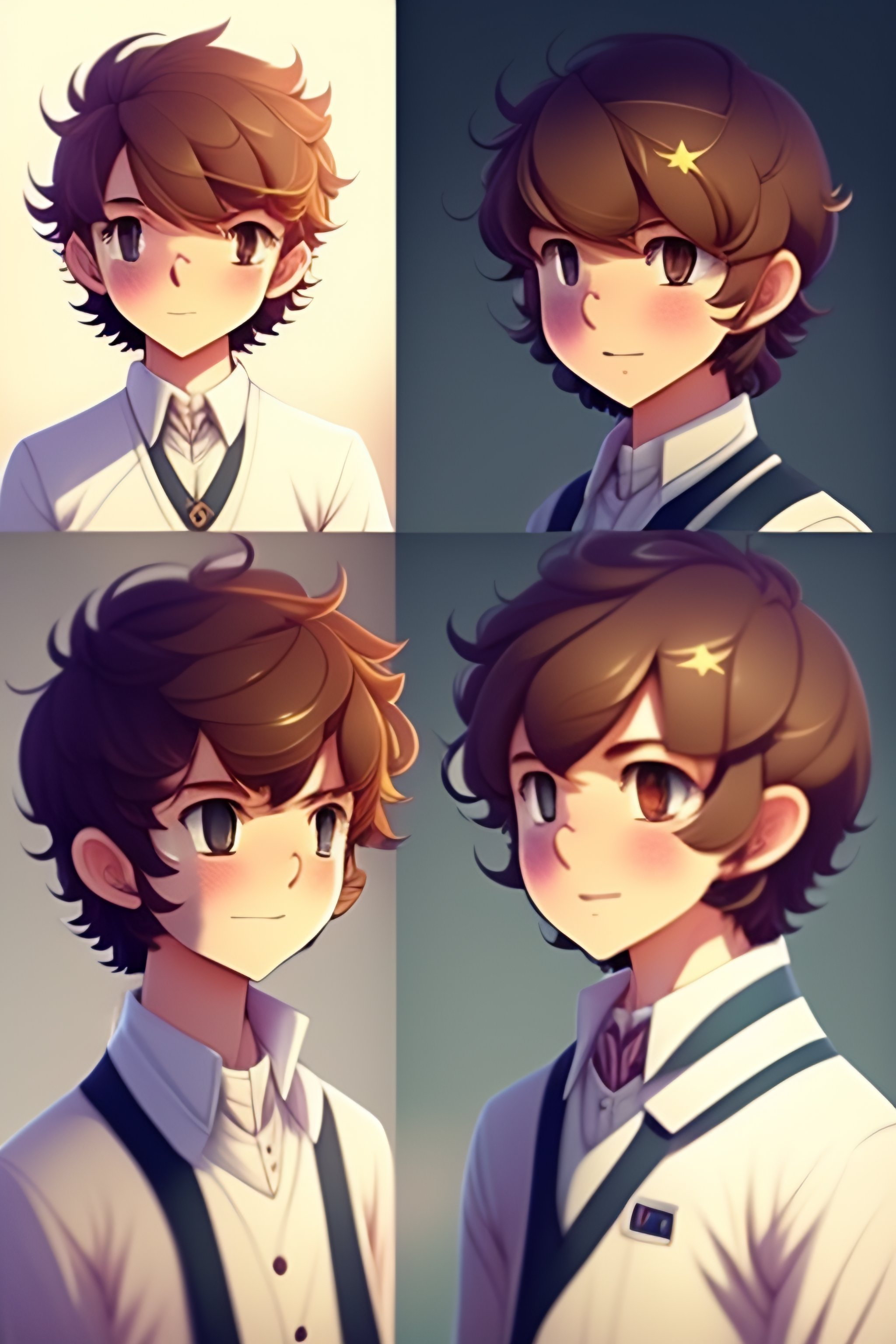 Lexica - Design me a small, cute, fluffy and charming fictional boy ...