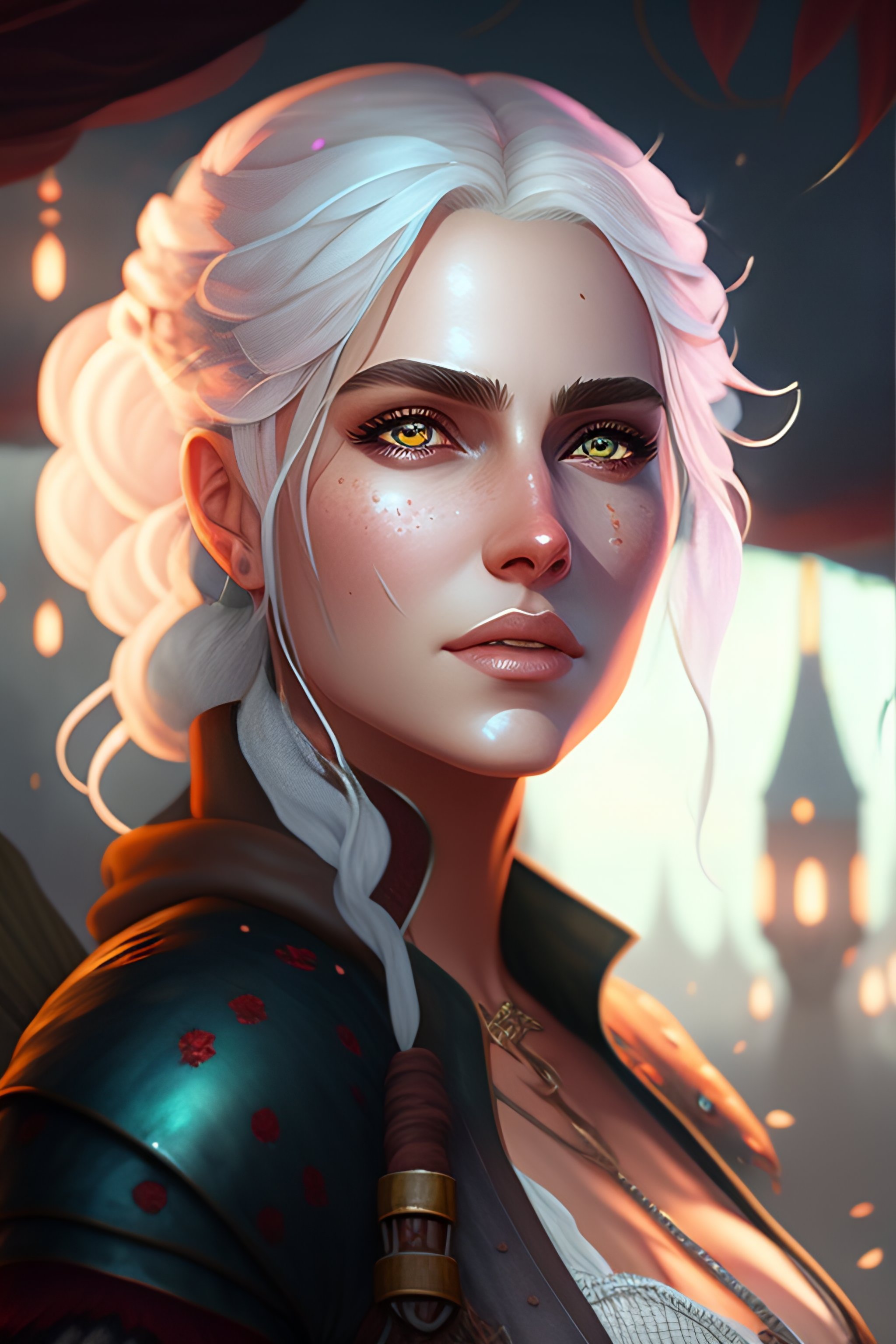 Lexica - Highly detailed portrait of ciri the witcher, stephen bliss ...
