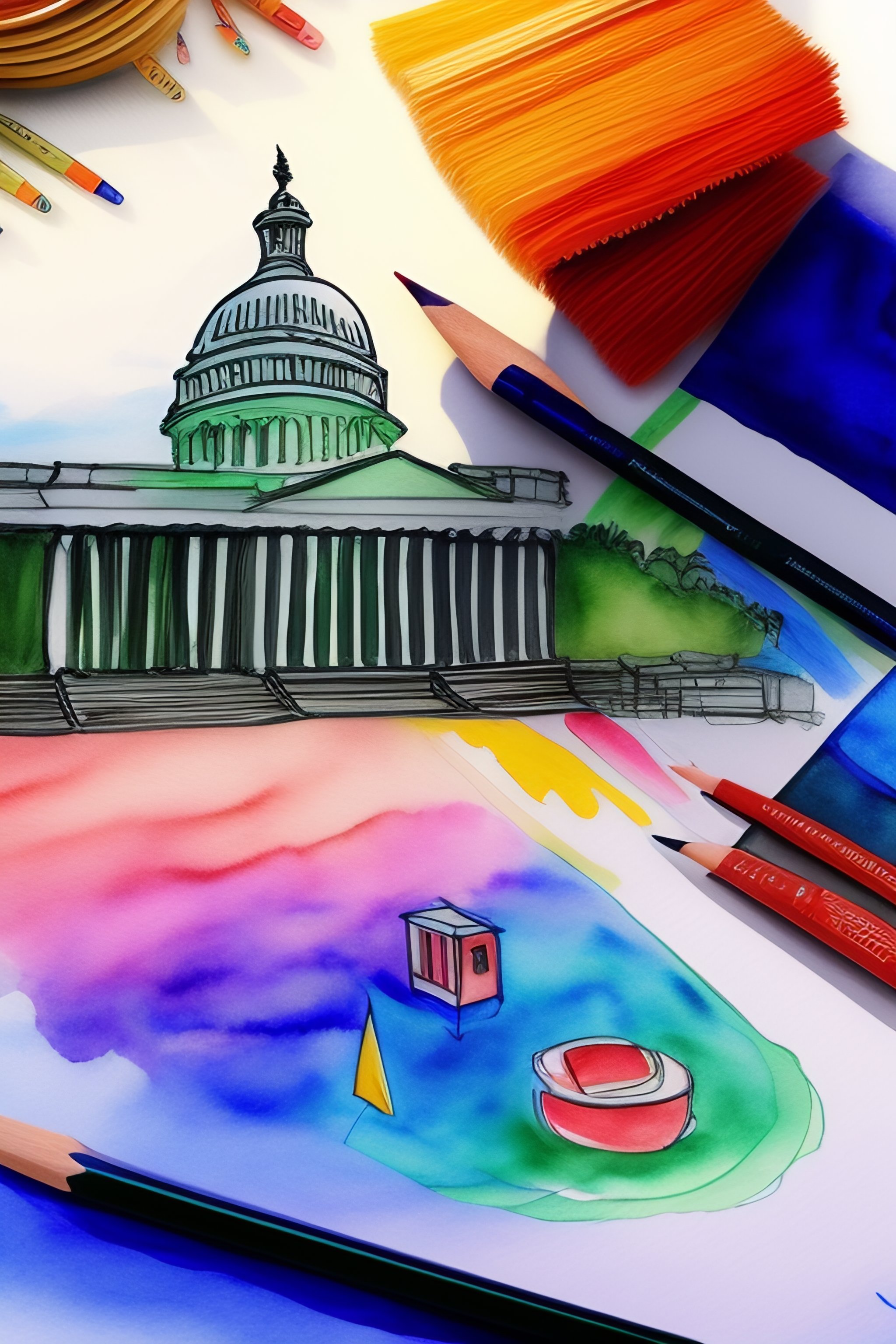 Lexica - The capital market, drawing by children in compulsory ...