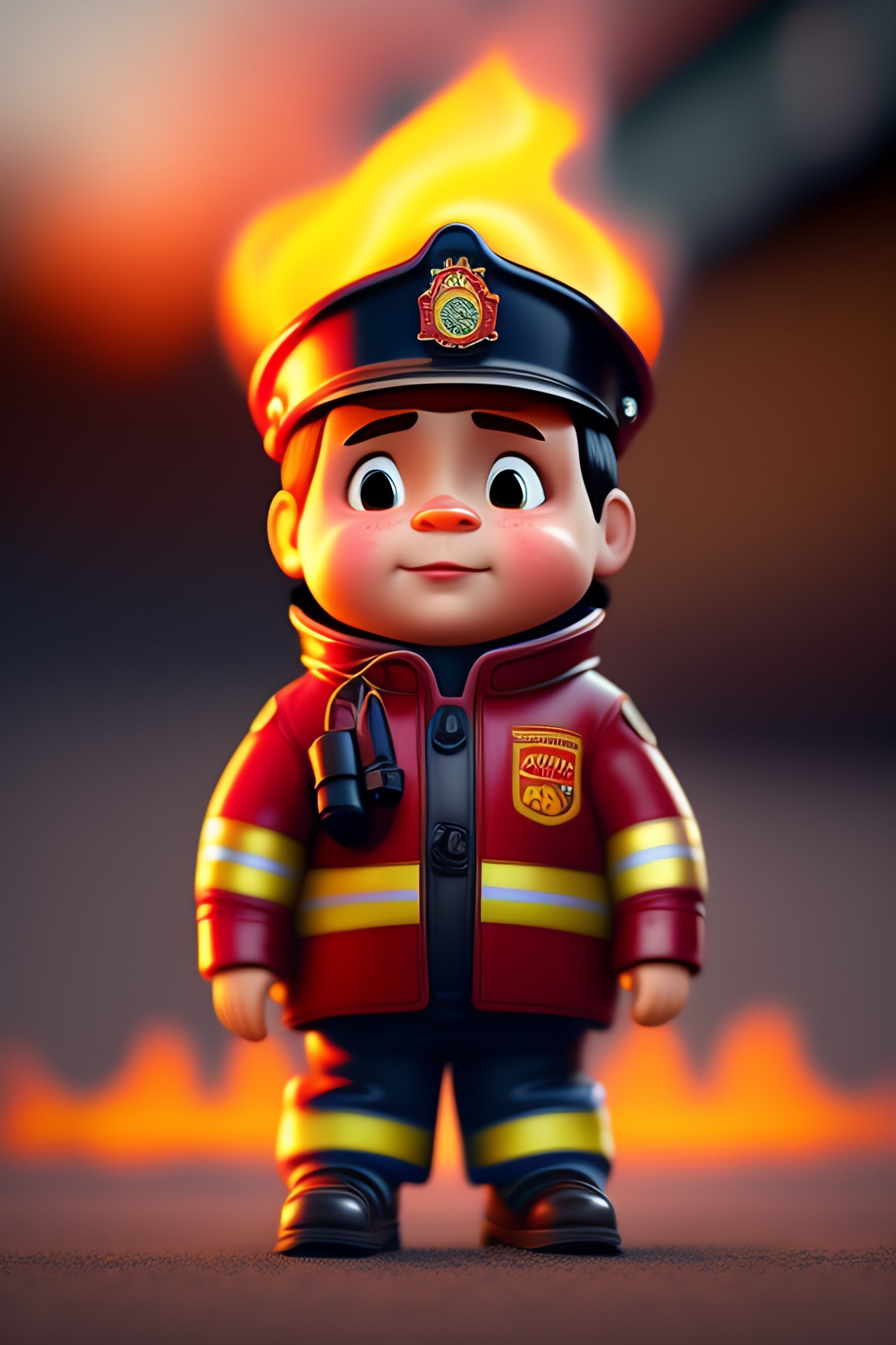Lexica - Fireman Pixar style